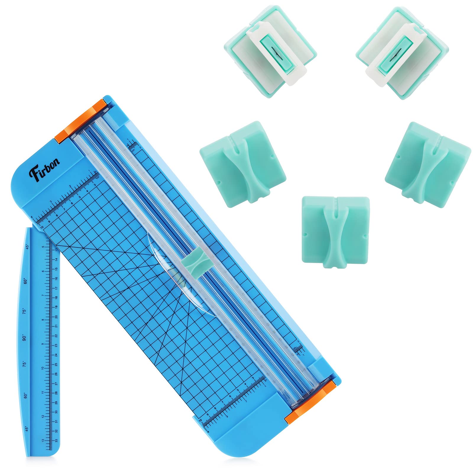 Amazon.com : Firbon Blue A4 Paper Cutter Bundle with 5Pcs Mint Green ...