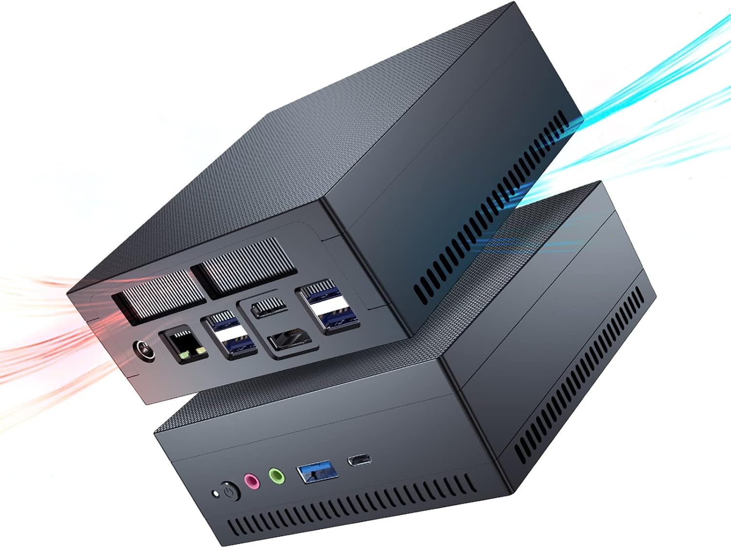MAIBENBEN Mini PC Windows 10, AMD Ryzen 7 2700U up to 3.5 GHz, 8G RAM ...