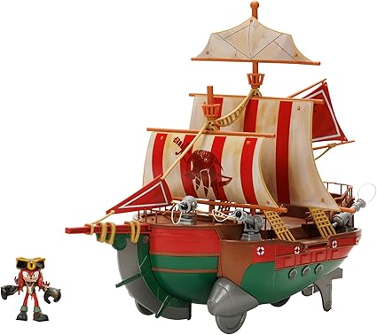 Amazon.com: Sonic Prime 2.5" Action Figure Playset Pirate Ship : Toys ...
