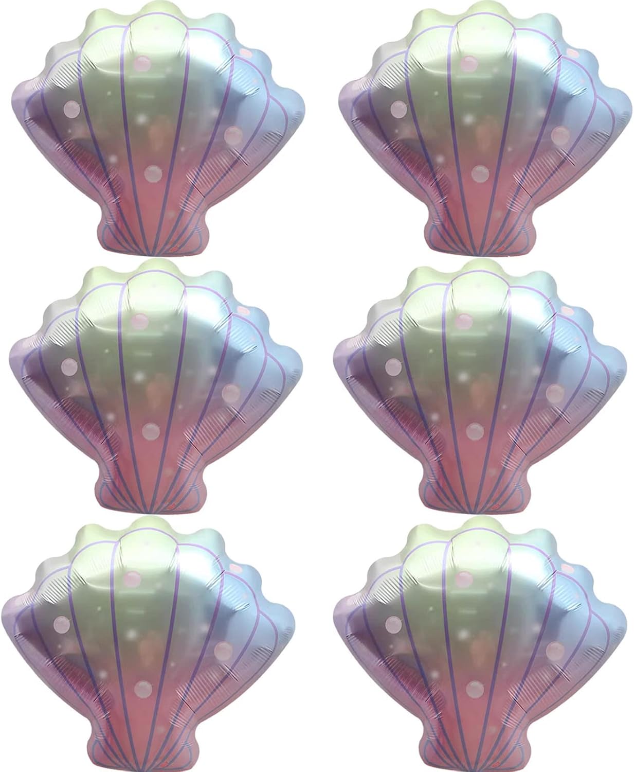 Amazon.com: Sea Shell Balloons Ocean Balloons Beach Decor for Baby ...