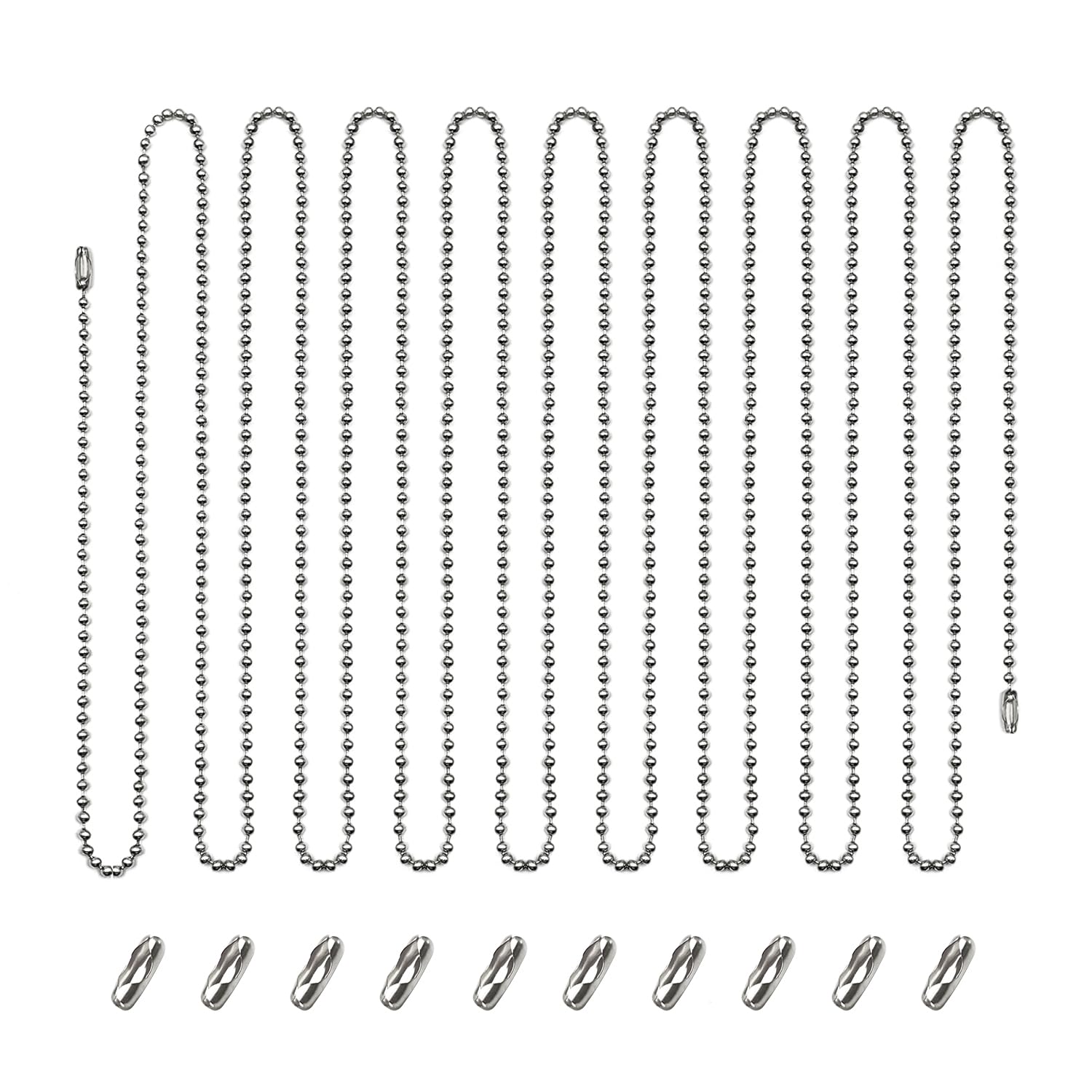 Ceiling Fan Pull Chain Extender, 12Feet 3mm Diameter Beaded Ball Fan ...