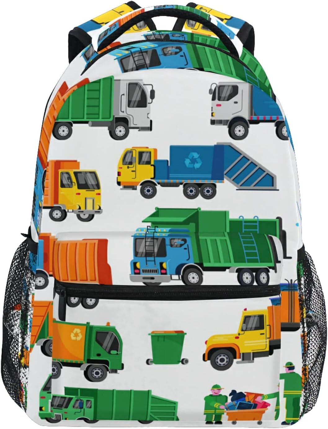 Amazon.com: Garbage Trucks Backpack Travel Laptop Backpack Daypacks ...