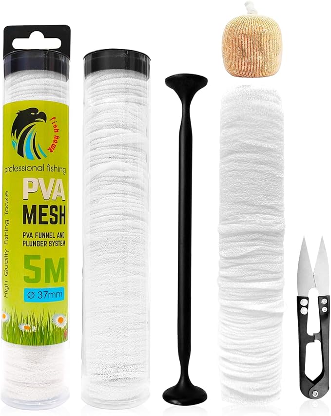 5M PVA Mesh Carp Fishing 37mm Wide Fishing Accessories Kit Include ...