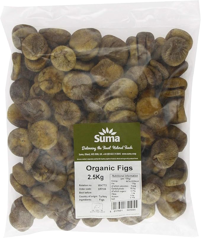 Suma Organic Figs 2.5 kg : Amazon.co.uk: Grocery