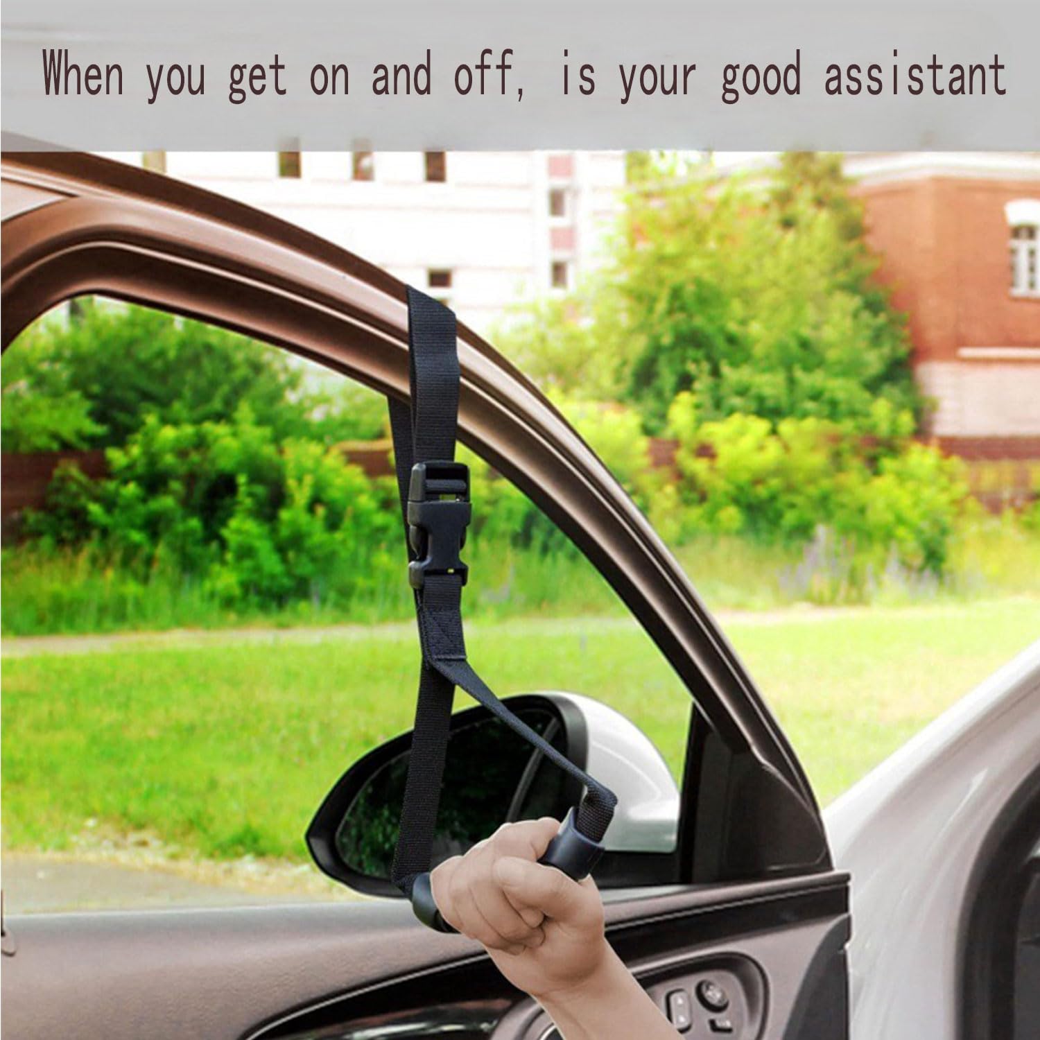 Snapklik.com : 2 Packs Cane Grab Handle,Car Door Handle For Elderly Car ...