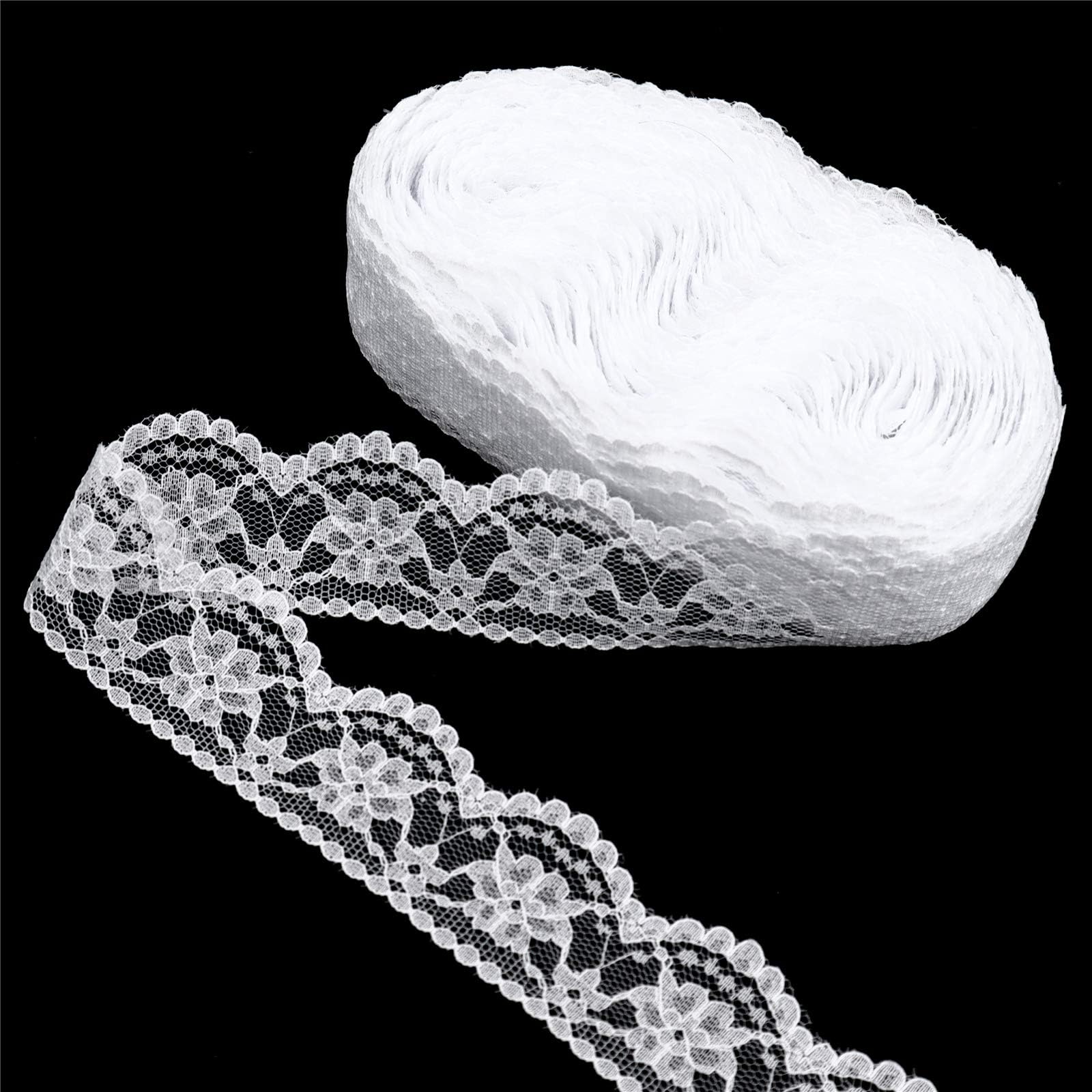 Amazon.com: 9CM Wide Lace Trim Beautiful Flower Embroidery Lace Triming ...