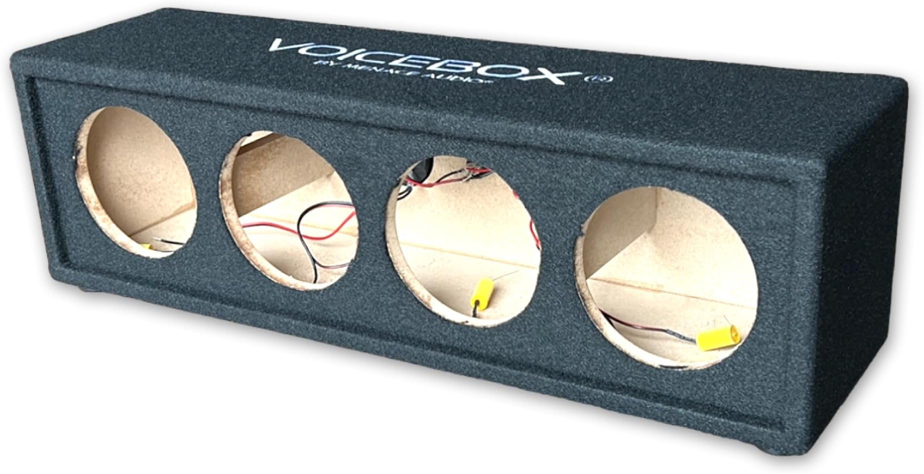 Amazon.com: MENACE AUDIO VOICEBOX® Empty 4-Hole Enclosure for 6.5" / 2 ...