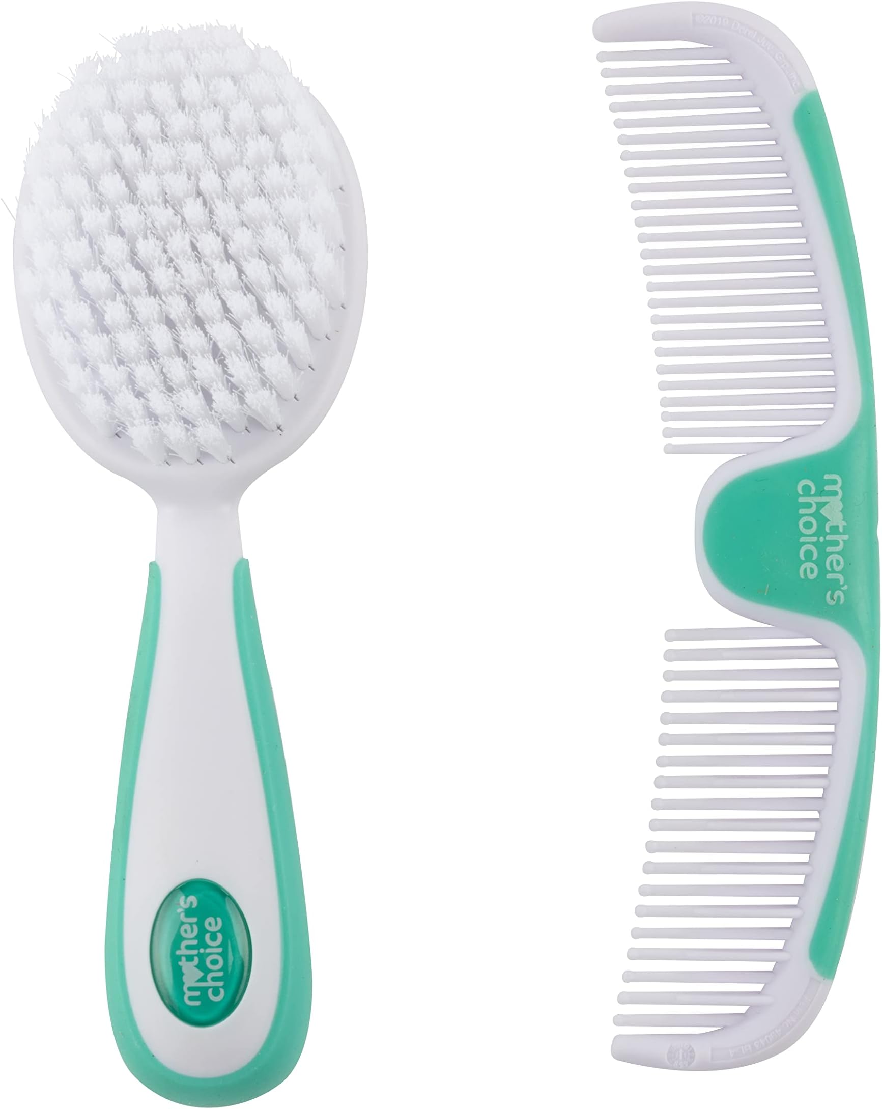 3Pcs Baby Hair Brush and Comb Set, Soft Goat Bristles Wooden Baby Brush ...