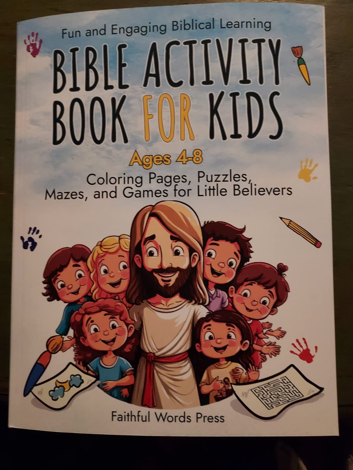 Amazon.com: Bible Activity Book For Kids Ages 4-8: Fun and Engaging ...