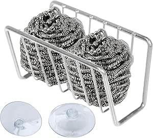 Amazon.com: Sink Sponge Holder, Home Brush Holder Organizer, Iron Soap ...