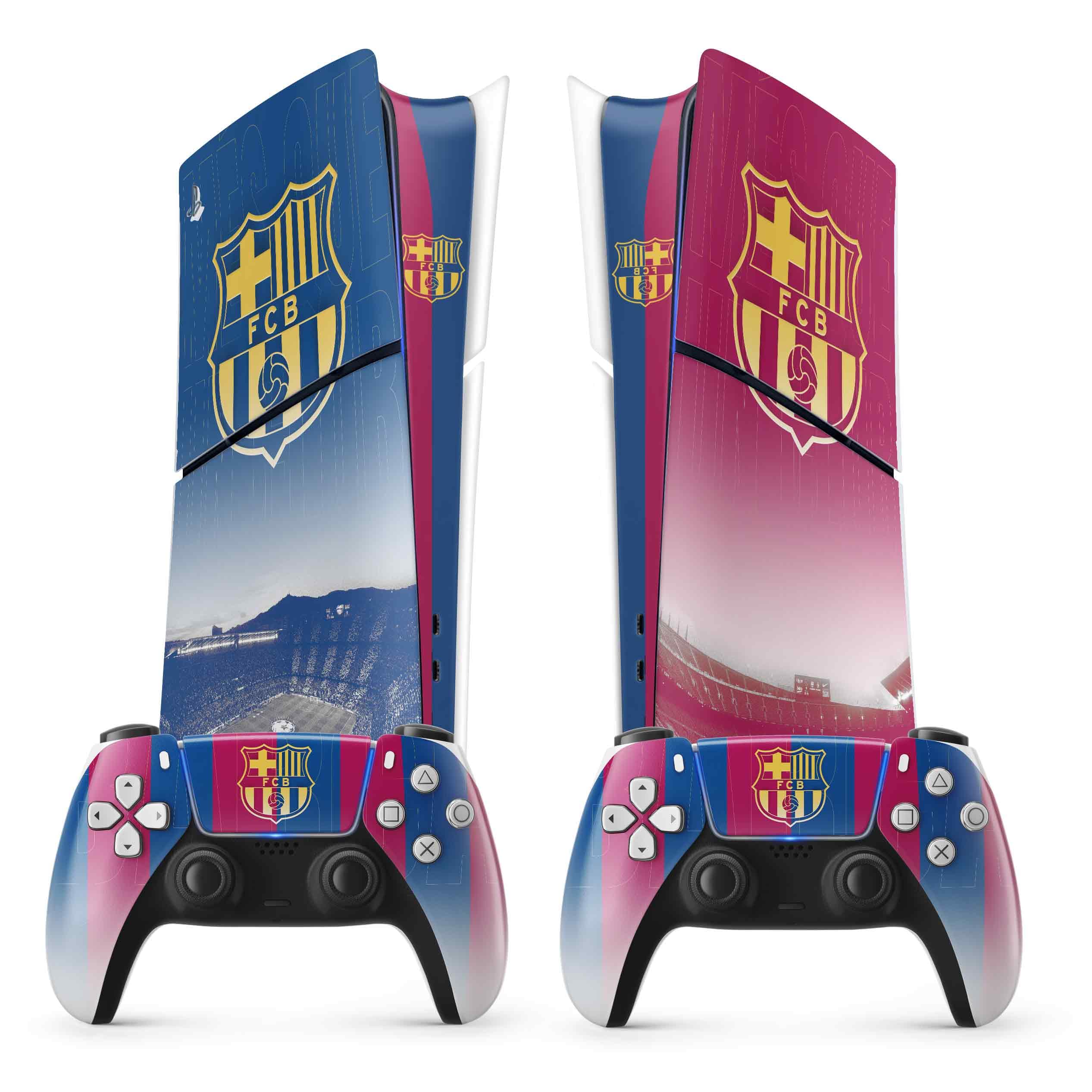 FFrame Sticker PS5 Barca, Aufkleber für Playstation 5 Fußball, Konsole ...