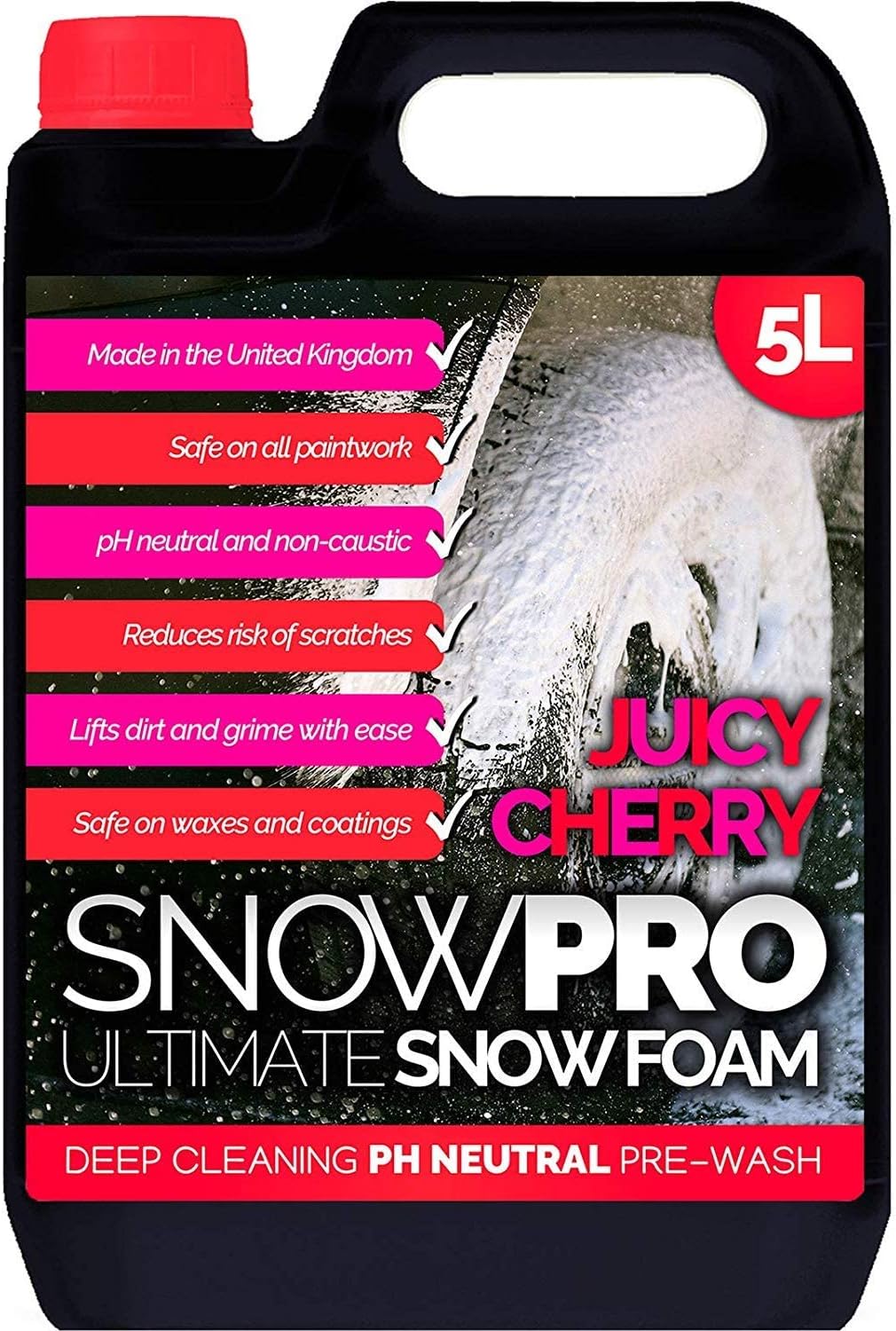 SnowPro Snow Foam Shampoo Car Wash 5L Soap pH Neutral Vehicle Cleaning ...