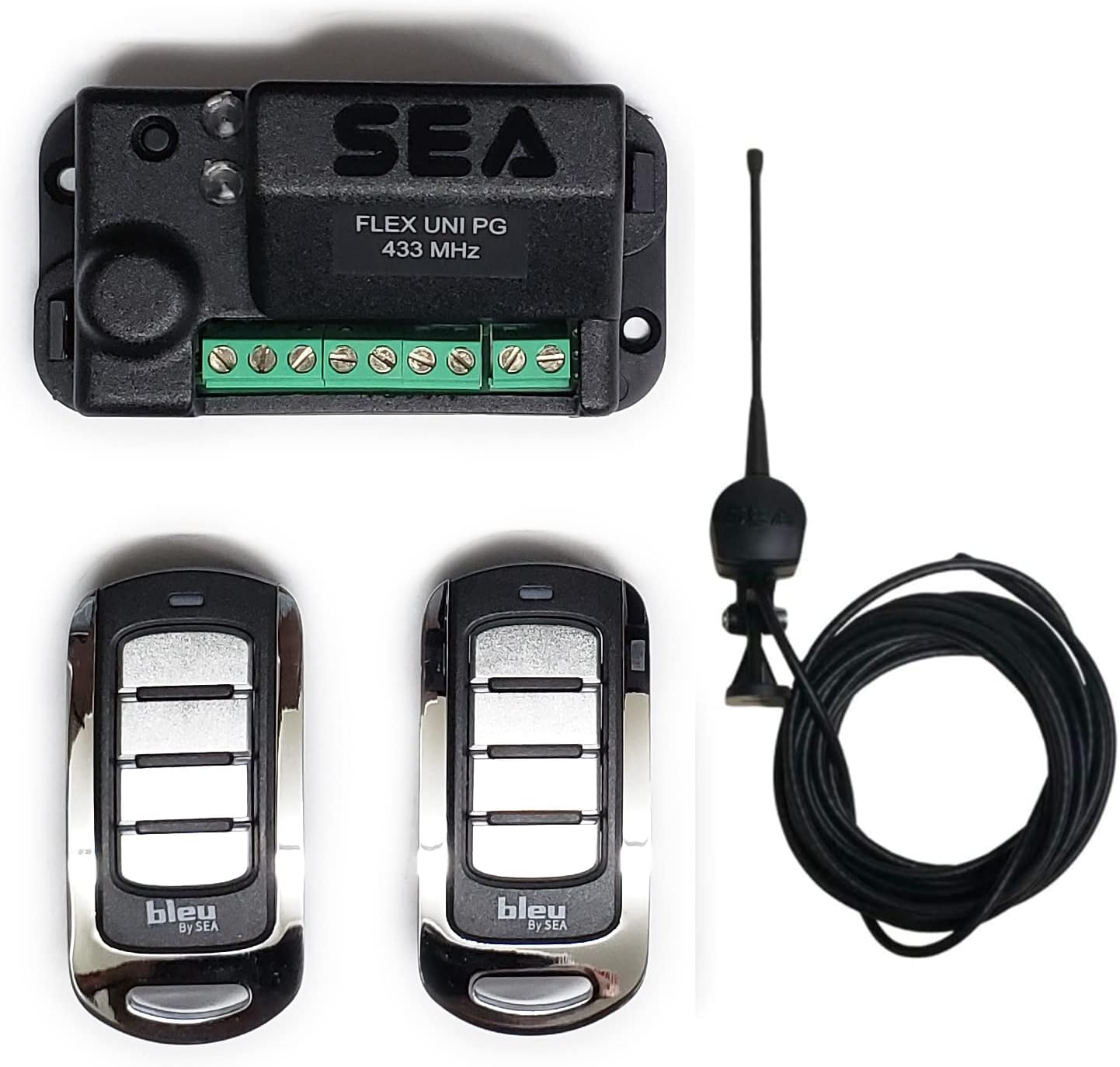 Amazon.com: Gate Garage Door Opener Receiver Kit Extended Long Range ...