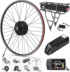 Amazon.com : BAFANG 48V 500W/750W Rear Hub Motor Kit 20"/26"/27.5"/700C ...