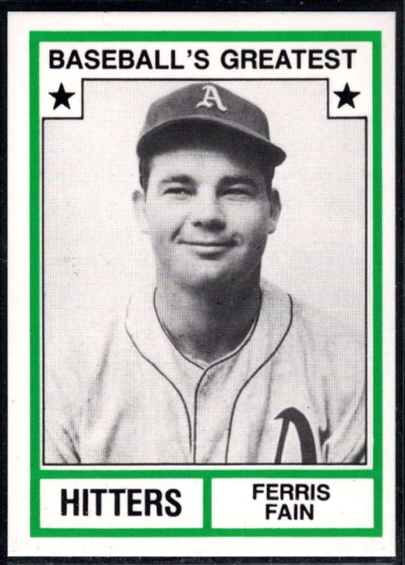 Amazon.com: Baseball MLB 1982 TCMA Greatest Hitters #43 Ferris Fain ...