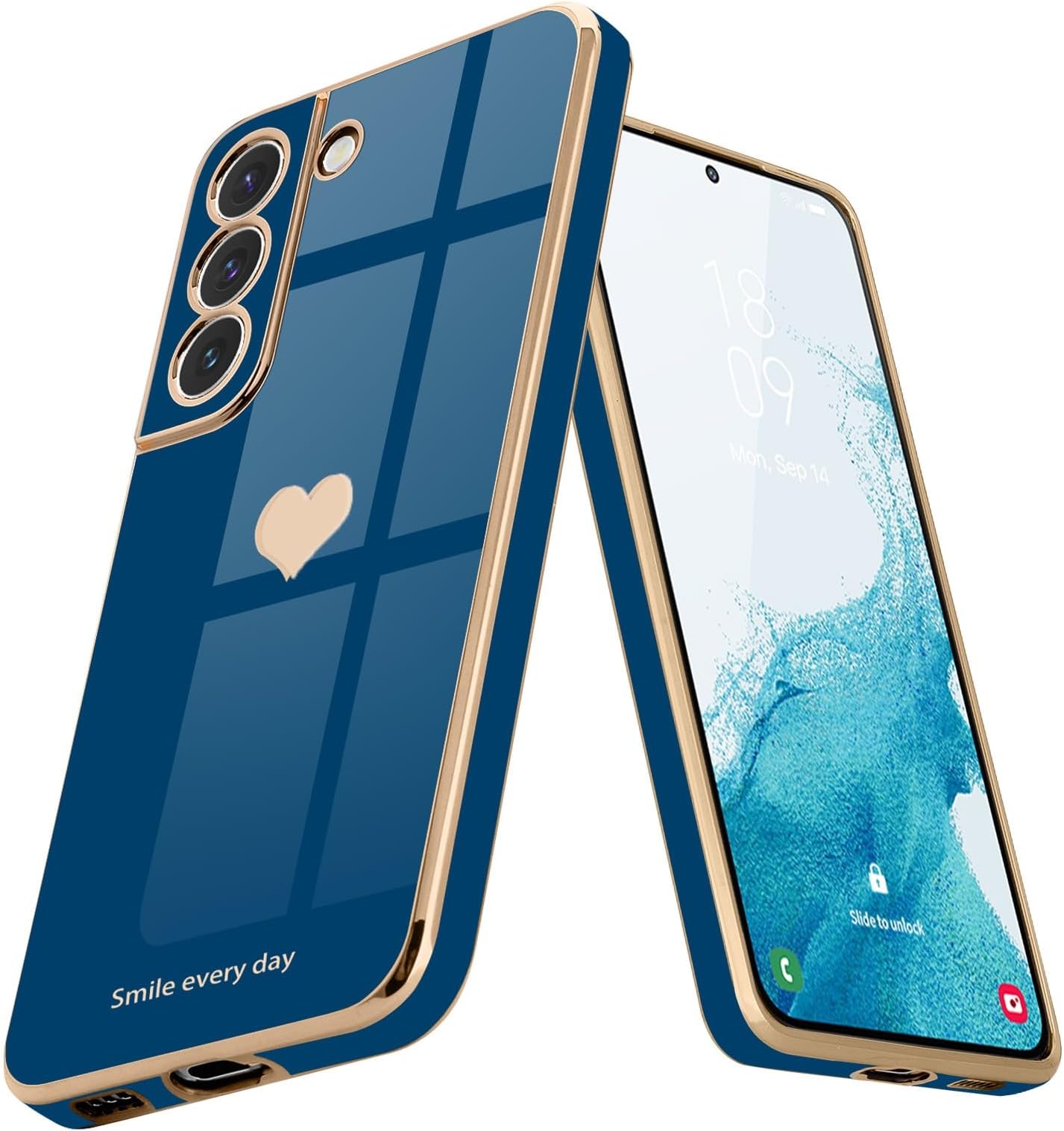 Amazon.com: Teageo for Samsung Galaxy S22 5G Case for Women Girl Cute ...