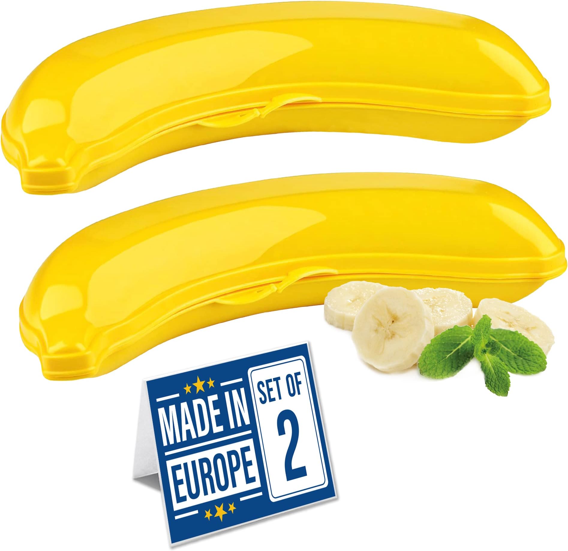 Nova Big Banana Case Reusable Premium Quality 100% BPA Free Dishwasher ...