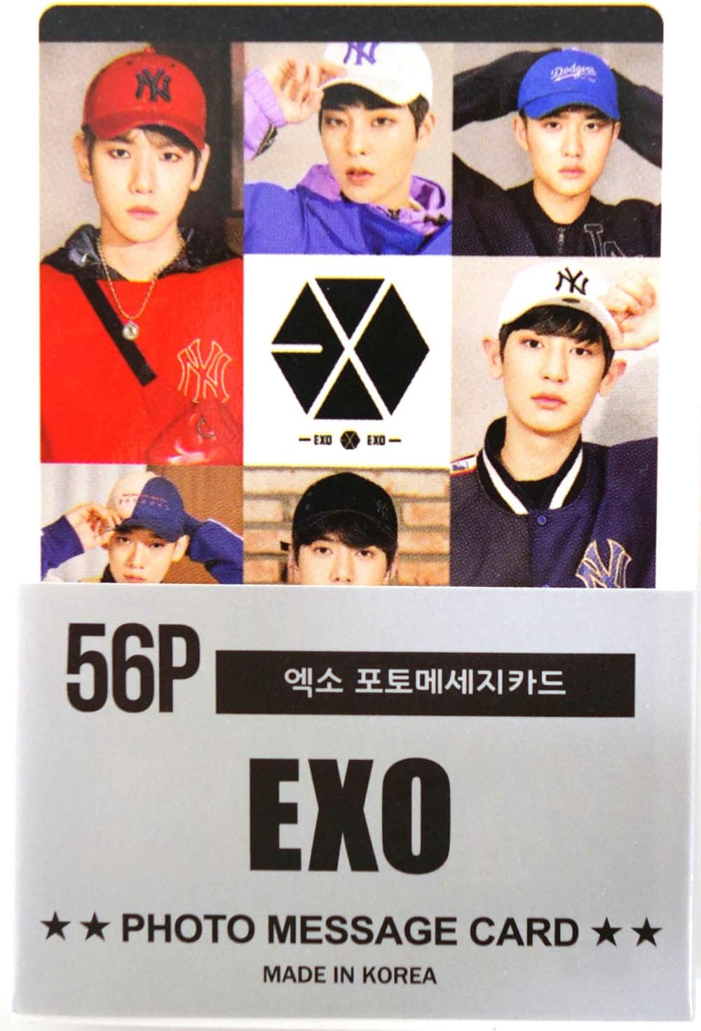 Amazon.com: EXO EXO-K EXO-M - Mini Postcard PHOTOCARD Set 56pcs ...