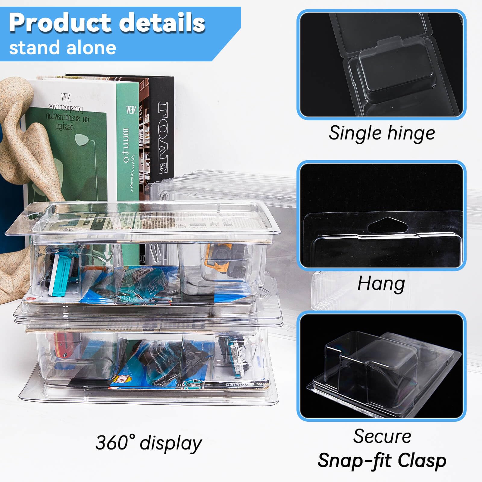 Snapklik.com : Protector Case For Hotwheels,25 Pack Display And Storage ...