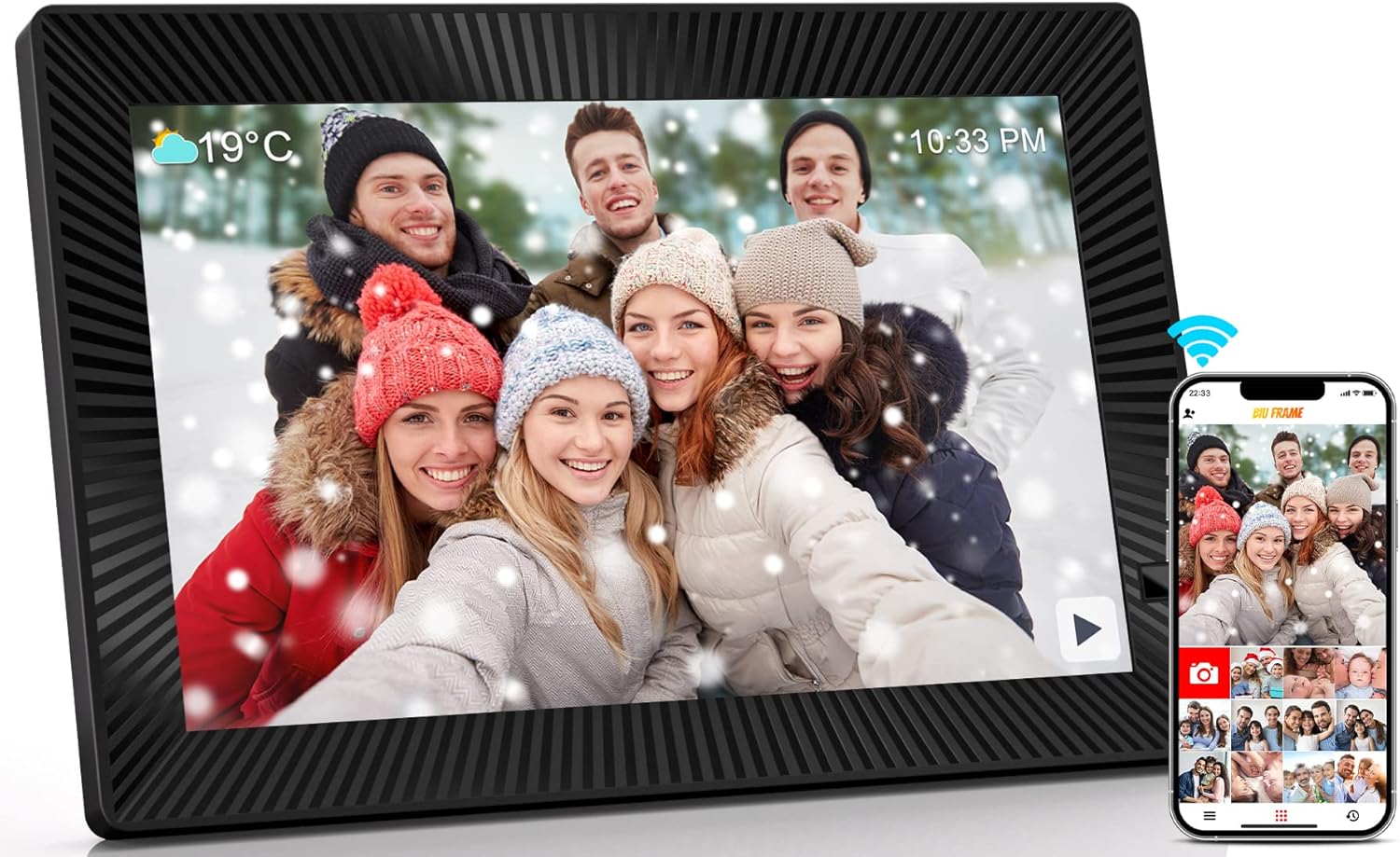 Amazon.com : Bestdon 10.1 Inch WiFi Digital Photo Frame, Smart Cloud ...