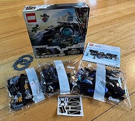 Amazon.com: LEGO Marvel Shuri's Sunbird, Black Panther Aircraft ...
