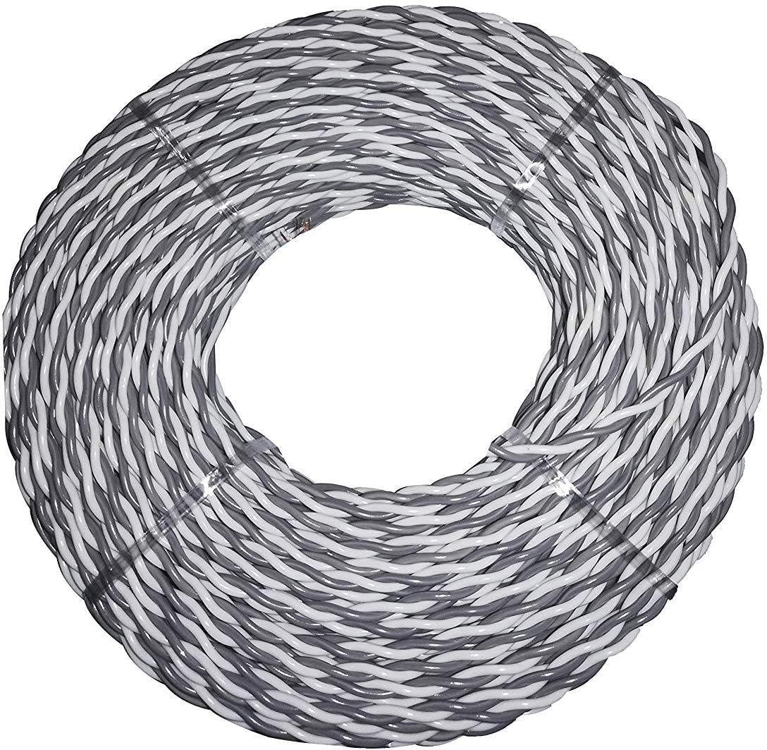 TWC Active Flexible Double Core Electrical Wire |Assorted, 90 Meter, 2. ...