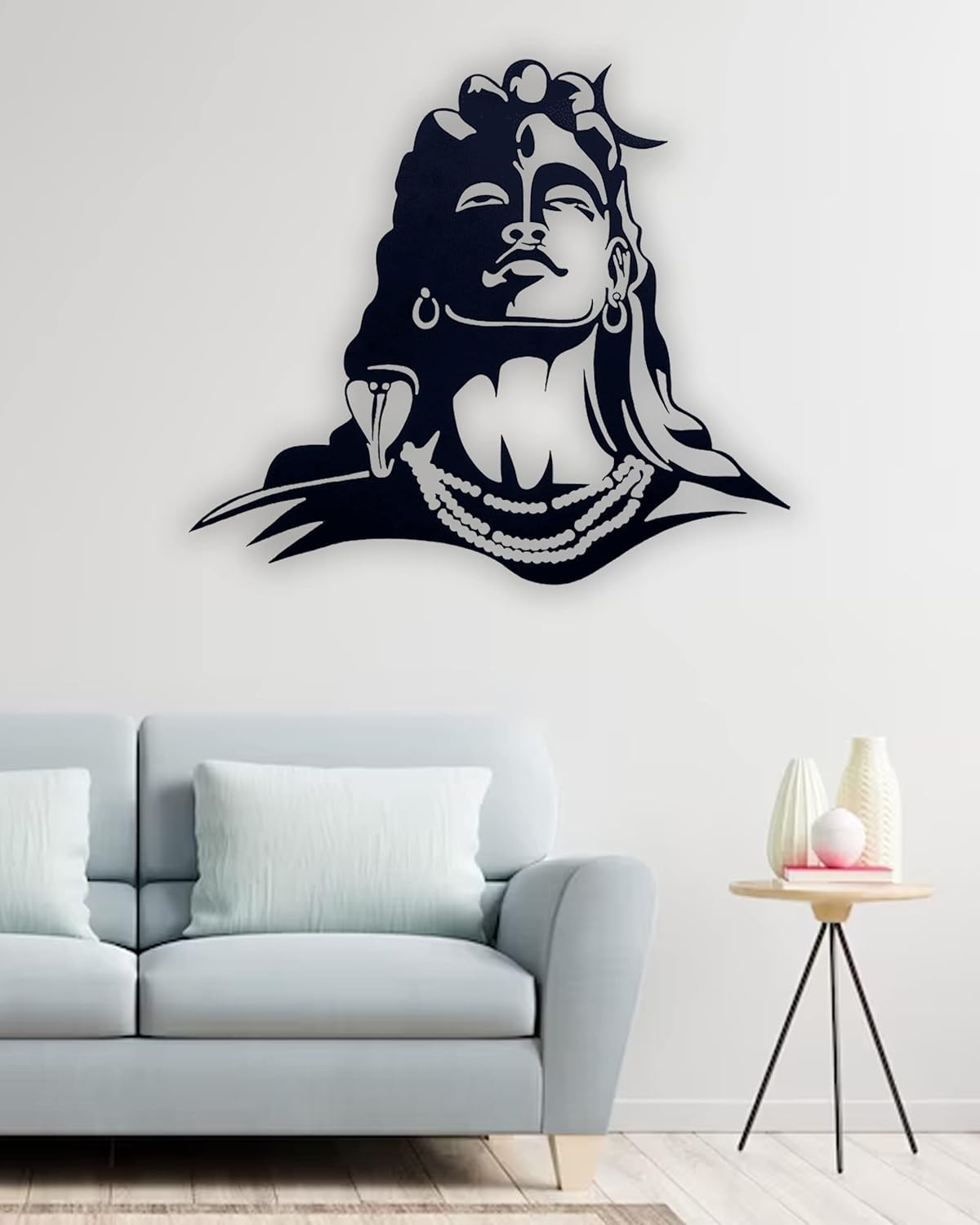 Le Roma Adiyogi Shivan Metal Wall Art Decor for Home PoojaRoom ...