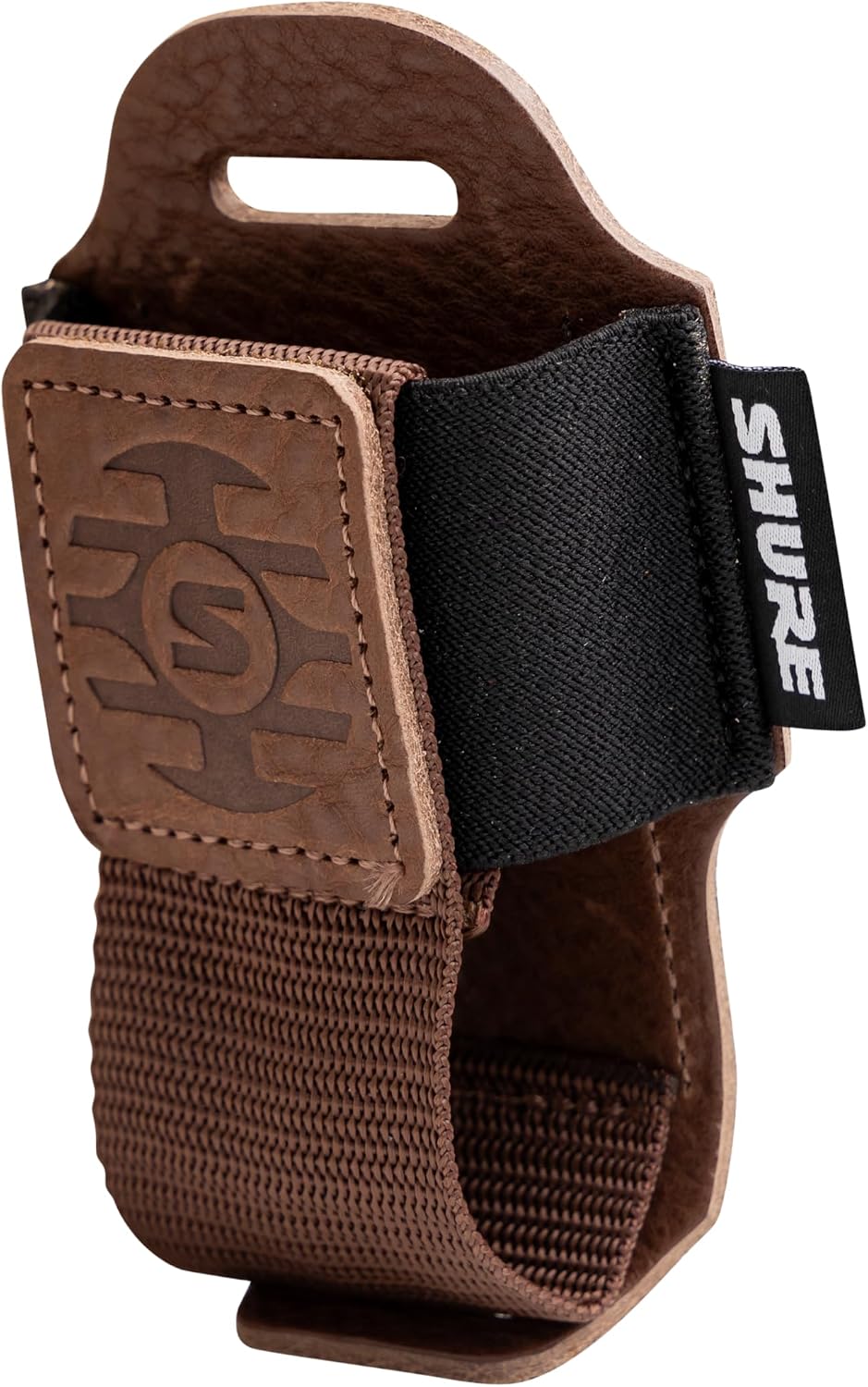 Amazon.com: Shure by Gator Premium Brown Leather Wireless Bodypack ...