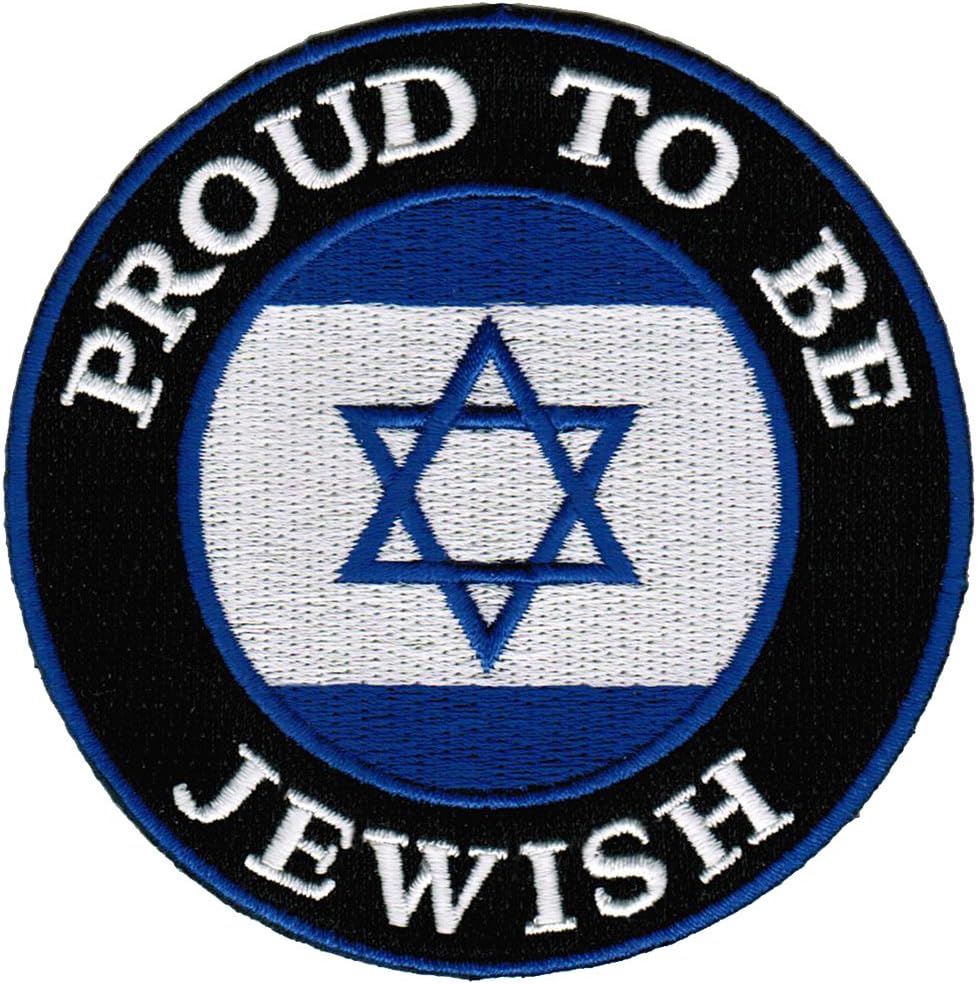 Amazon.com: Proud to Be Jewish Embroidered Patch Israel Flag Iron-On ...
