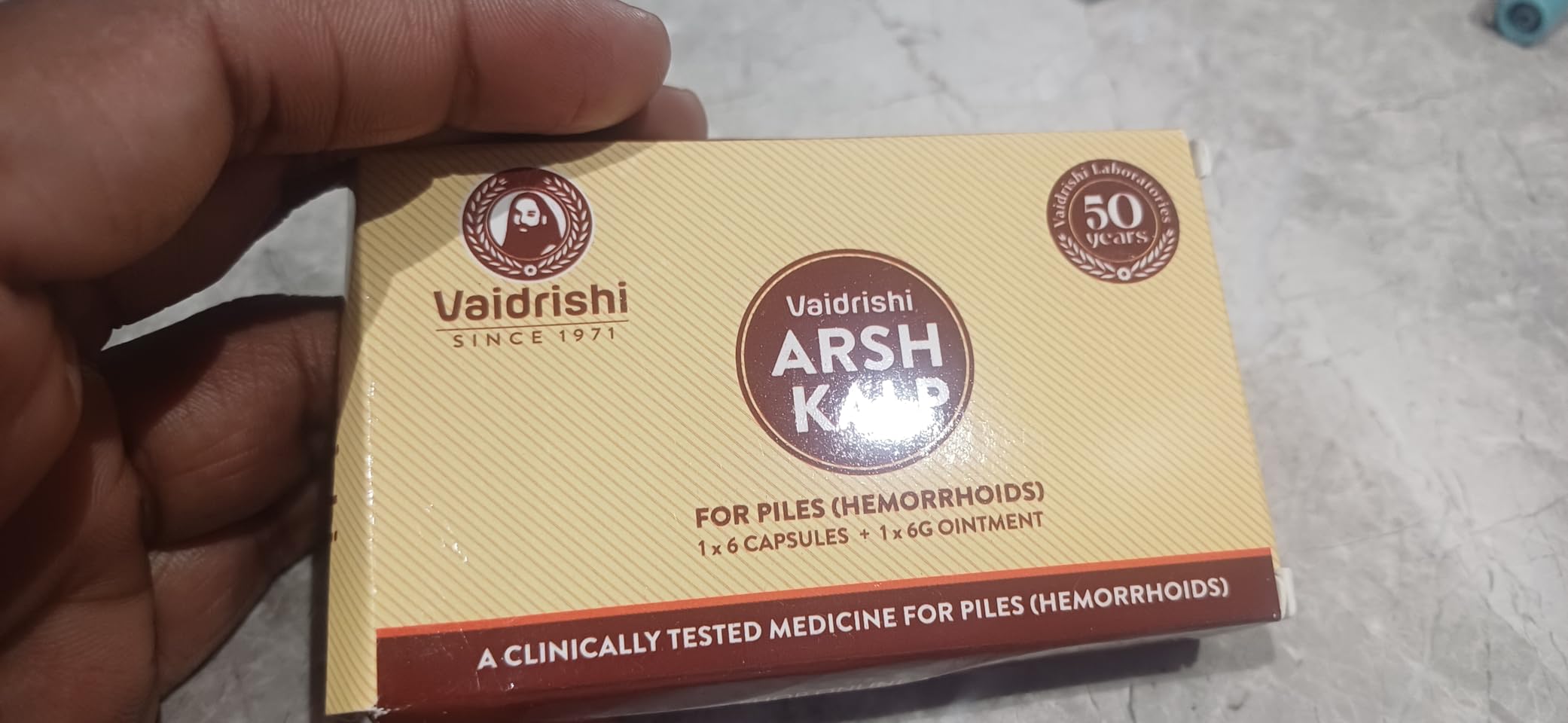 Vaidrishi Arsh Kalp Combo Pack | Ayurvedic Piles Relief Kit | 6 ...