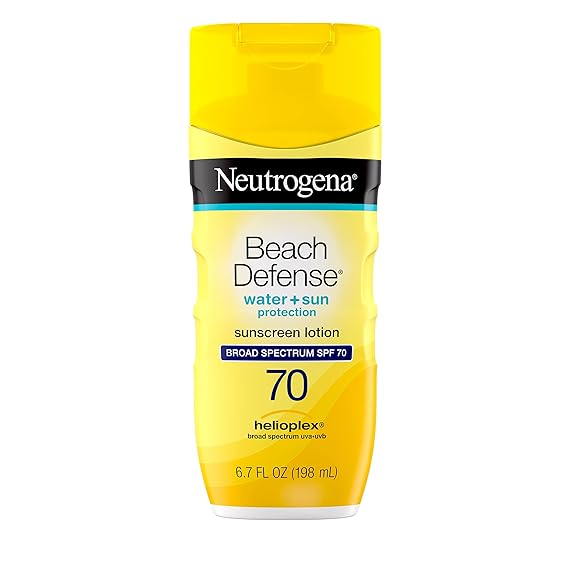 Amazon.com: Neutrogena Beach Defense Water-Resistant Face & Body SPF 70 ...