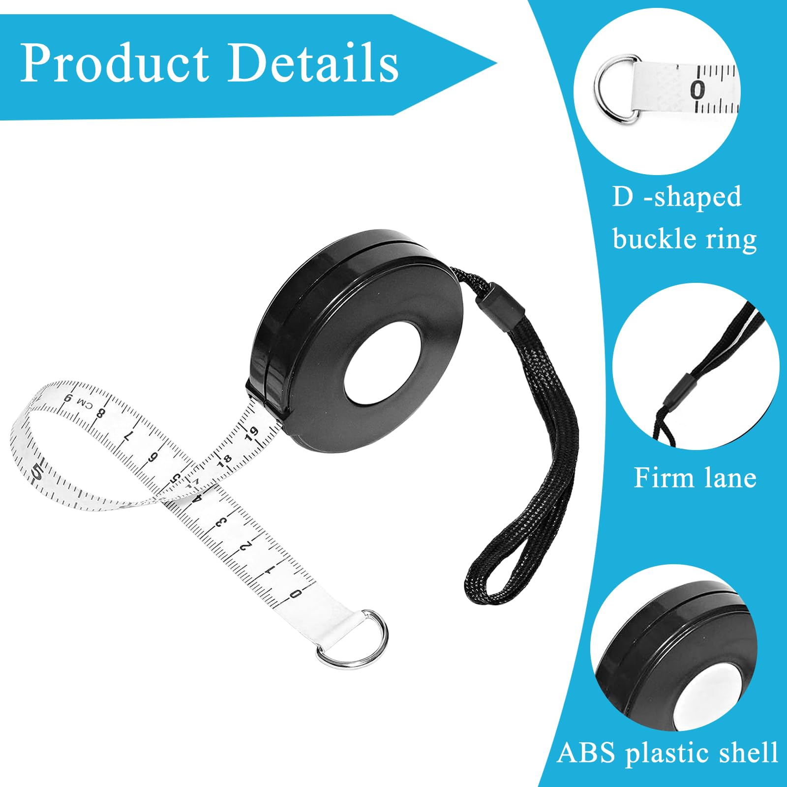 Dual Sided Soft Tape Measure,Dual Sided Body Measuring Tape for Sewing ...