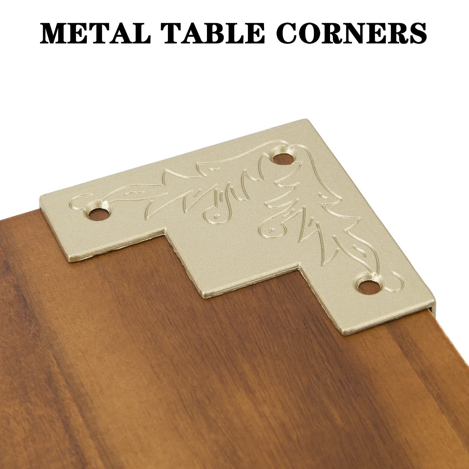 Snapklik.com : 4Pcs Gold Metal Corner Guards Decorative,33x33 Metal ...
