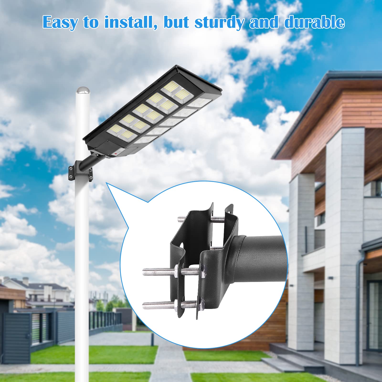 Snapklik.com : Street Light Pole Wall Mounting Pole, Solar Street Light ...