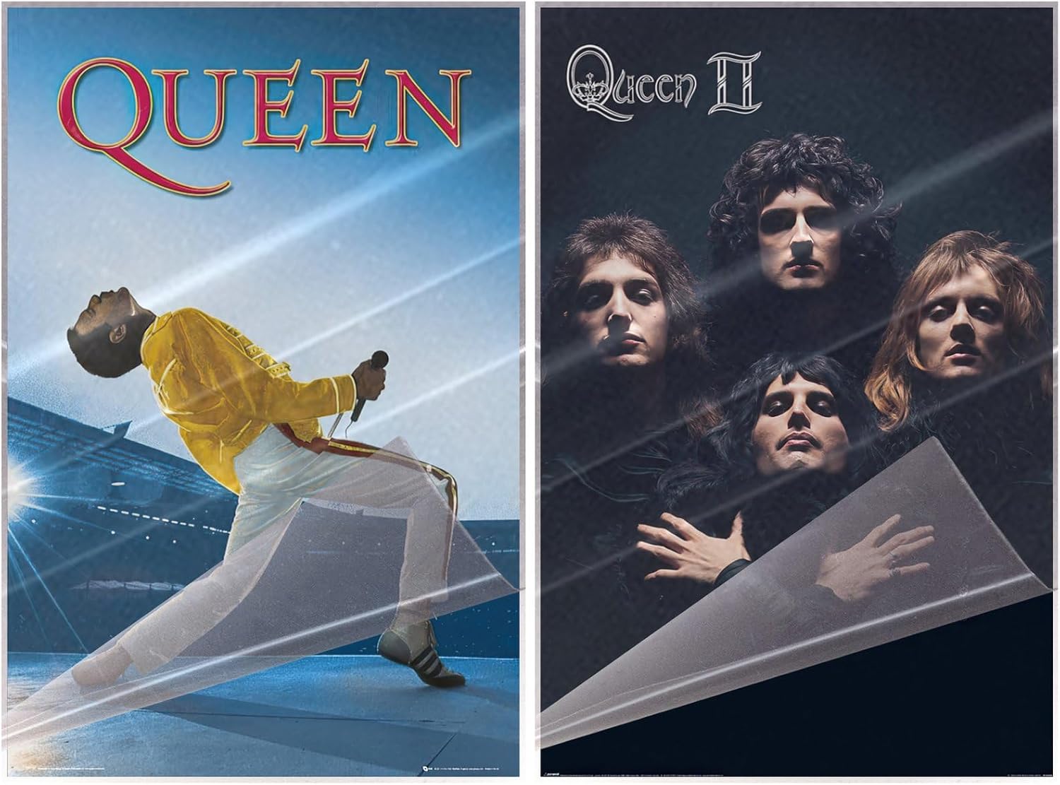 Amazon.com: Queen - 2 Piece Music Poster Set (The Favorites 3 - Freddie ...