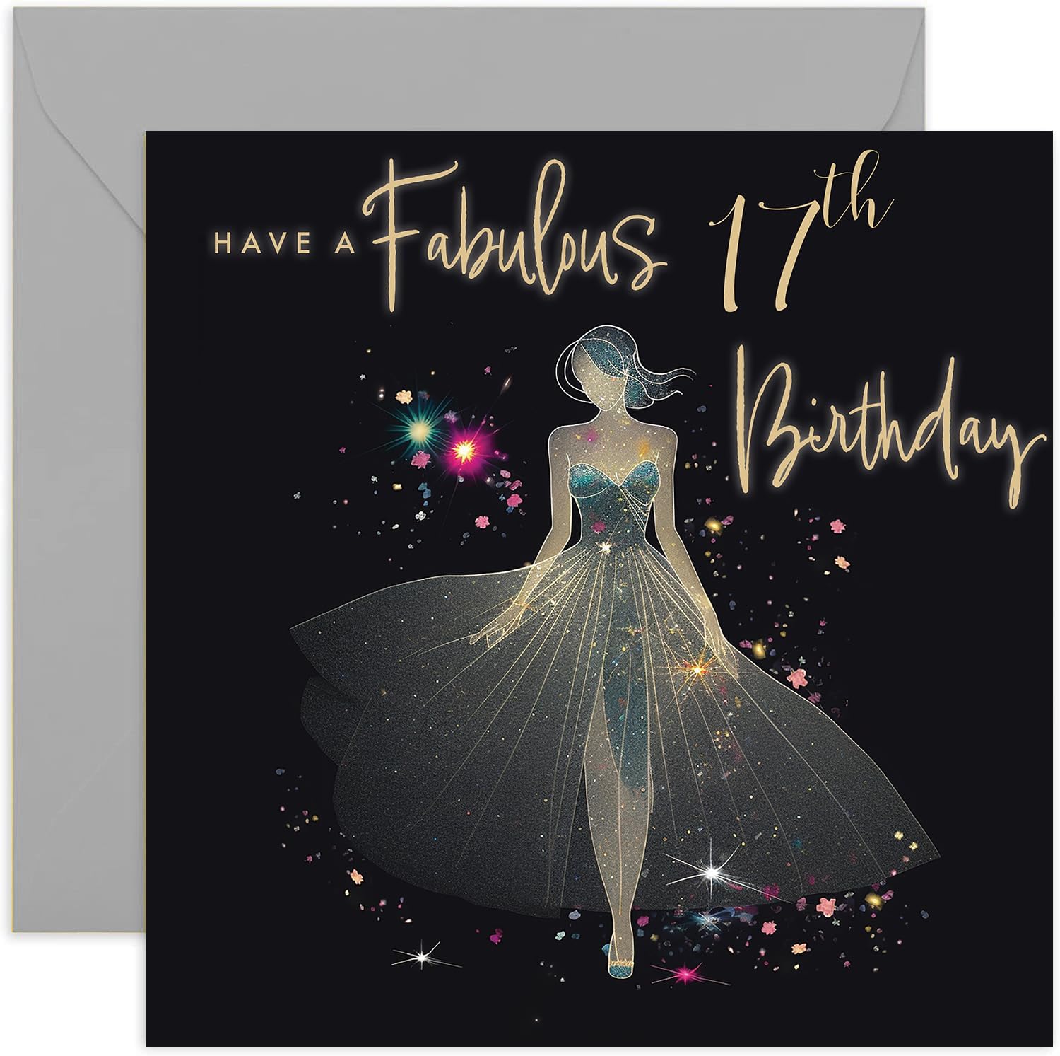 Amazon.com : 17th Birthday Cards for Girls - Age 17 Years Old Fabulous ...