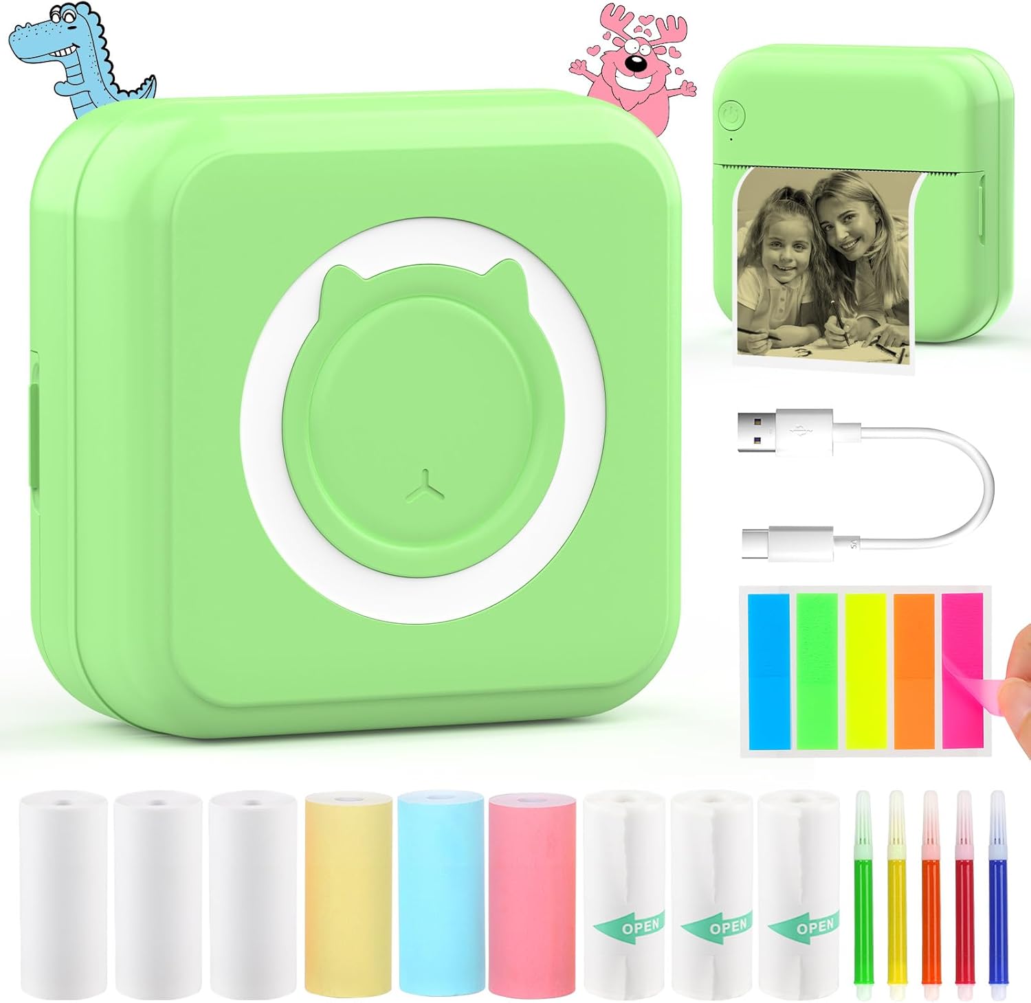 HuiJuKeJi Inkless Sticker Printer for iOS&Android Nepal | Ubuy