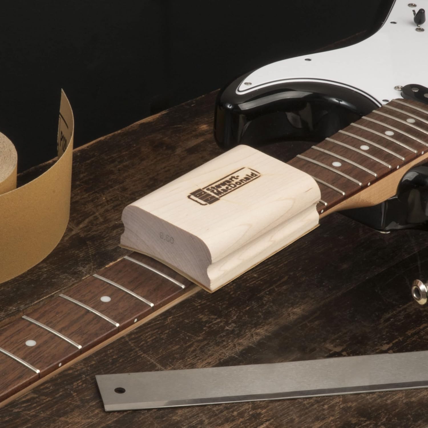 Amazon.com: StewMac 8"-Long Wooden Radius Sanding Block, 9.5" Radius ...