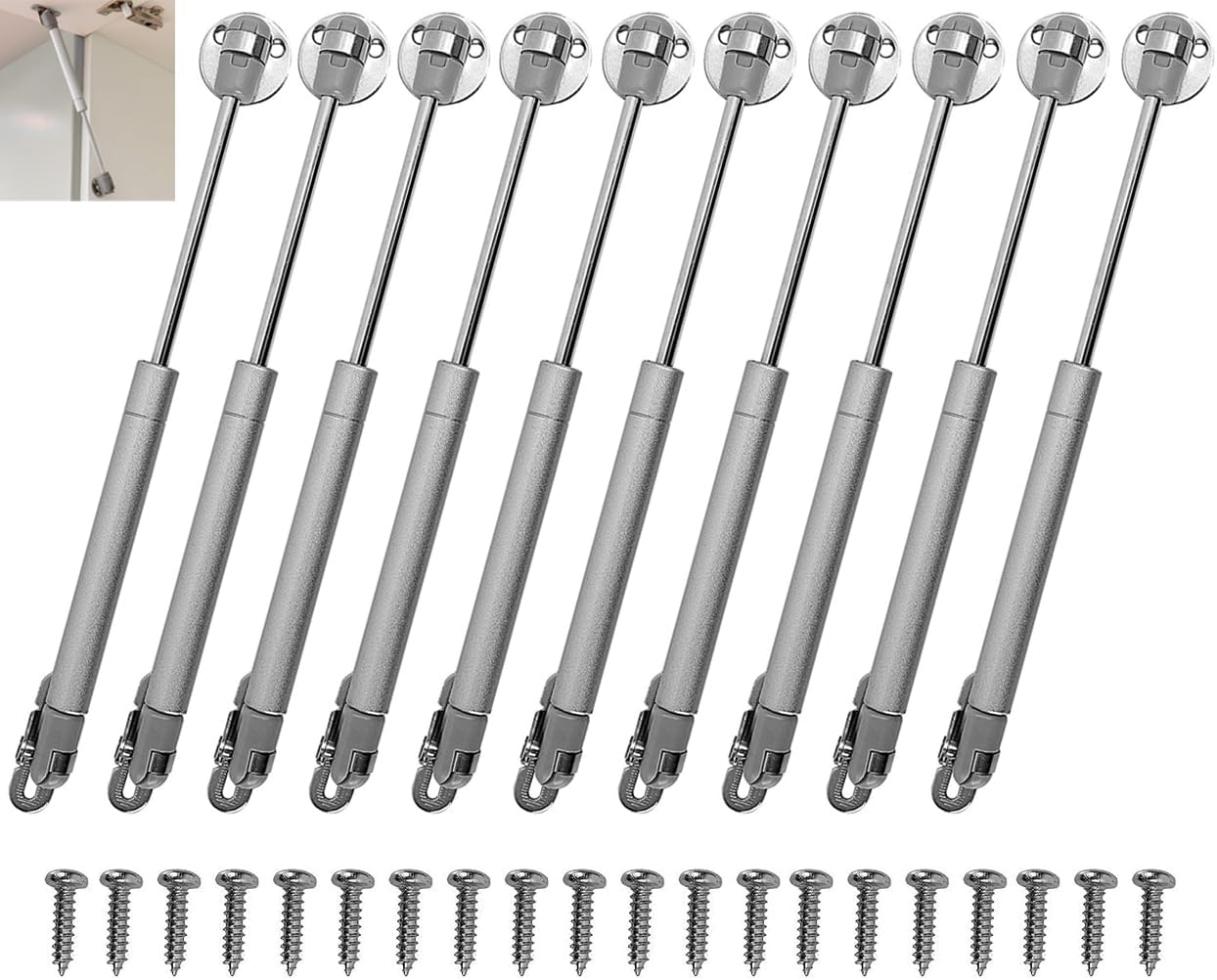 WTDD 10 Piezas Pistón Elevable De Gas Amortiguador Para Puertas ...