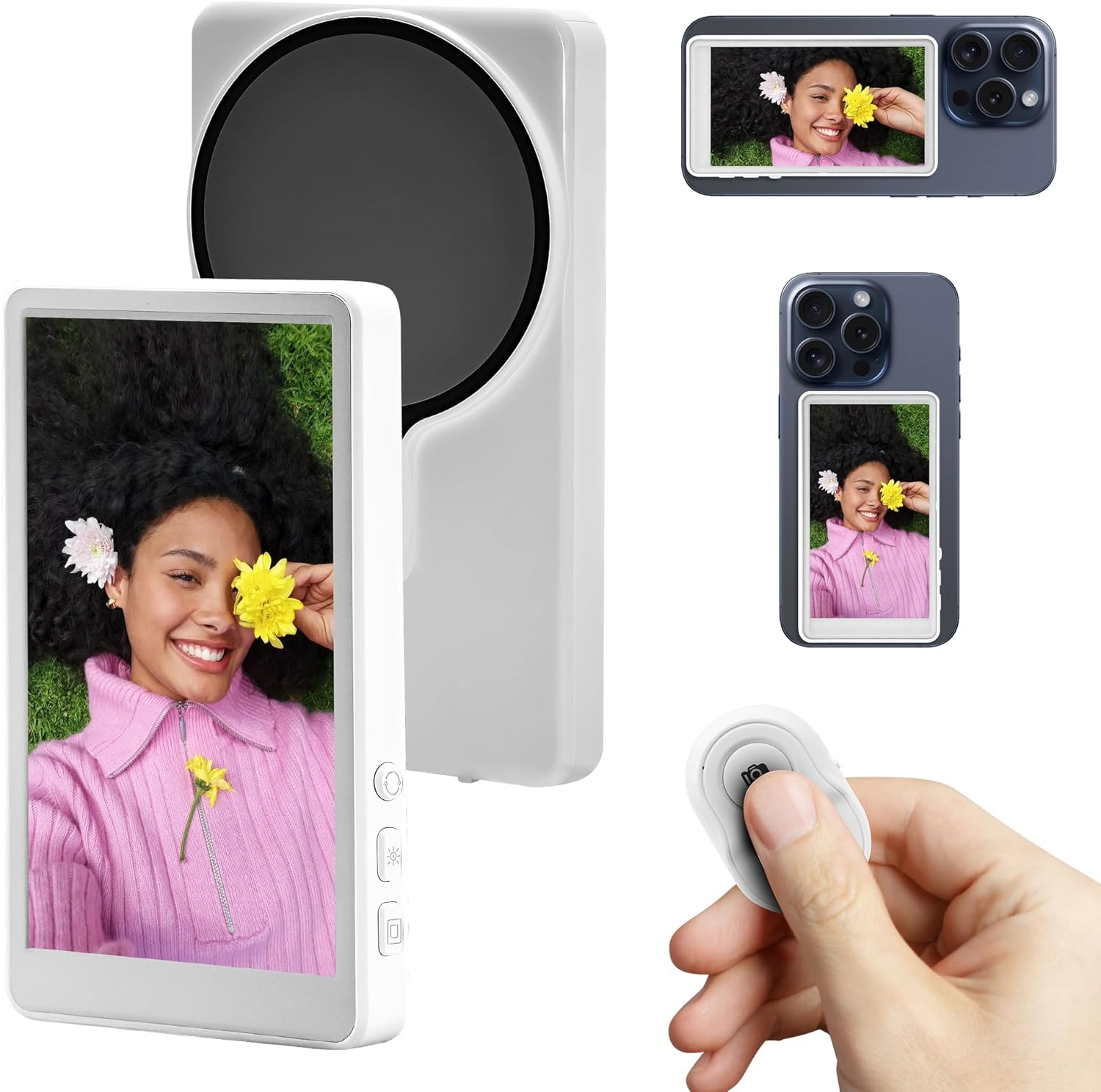Phone Vlog Selfie Monitor Screen(Without build in Speaker),Magnetic ...