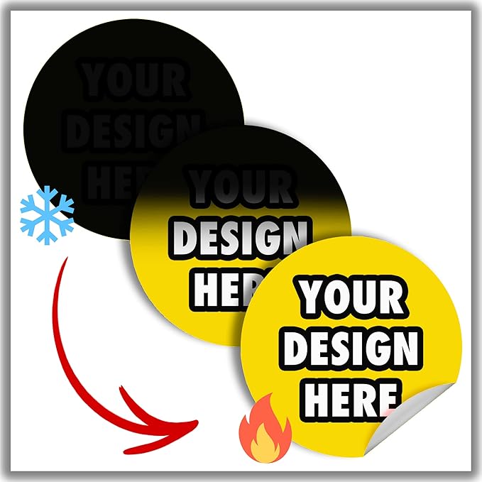 Amazon.com: VulgrCo Custom Design Your Own Heat Sensitive, Color ...