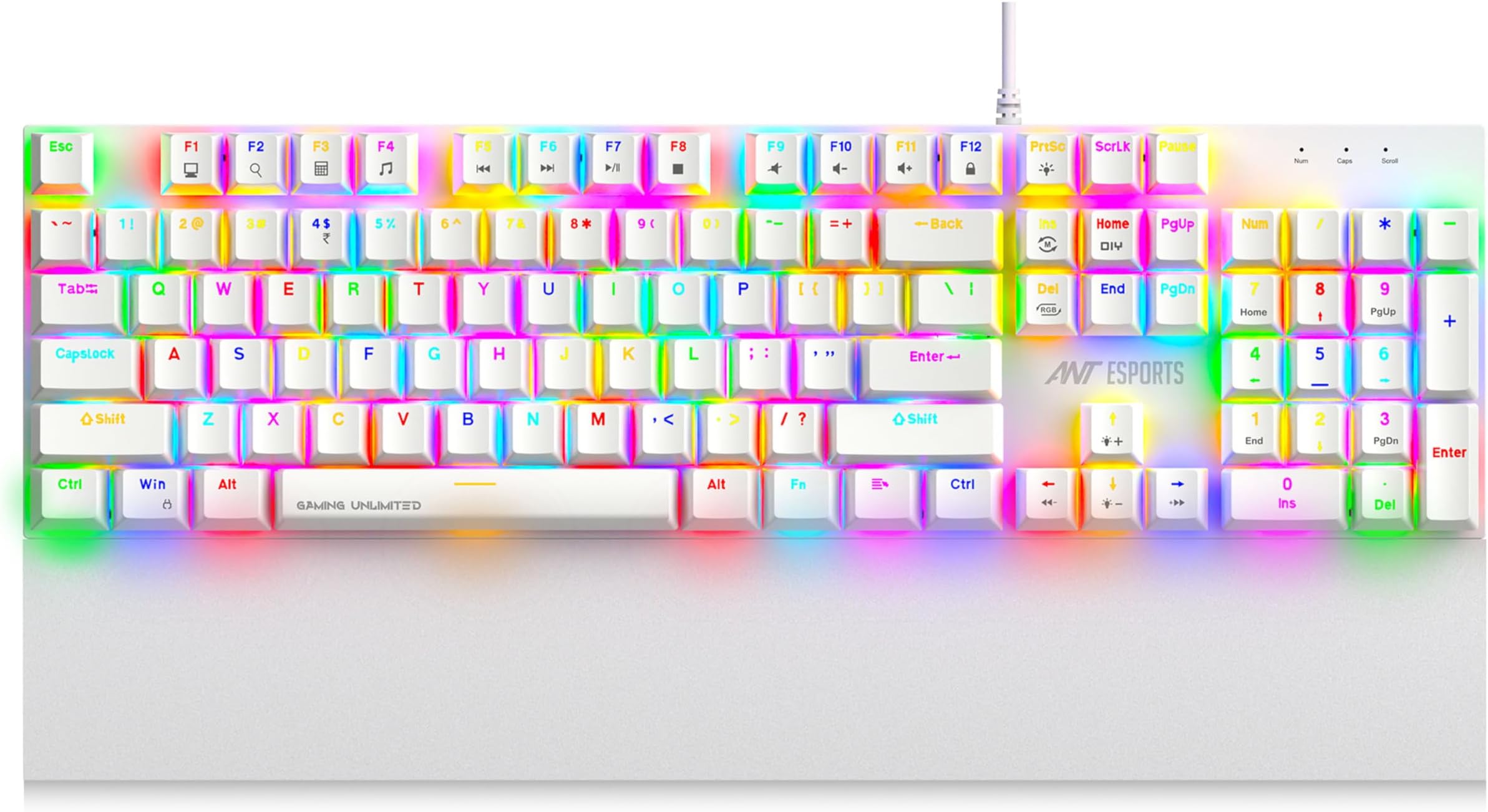 Amazon.in: Buy Ant Esports MK4100 RGB Mechanical Gaming Keyboard ...