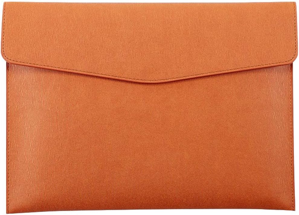 Amazon.com : Enyuwlcm PU Leather A4 File Folder Document Holder ...