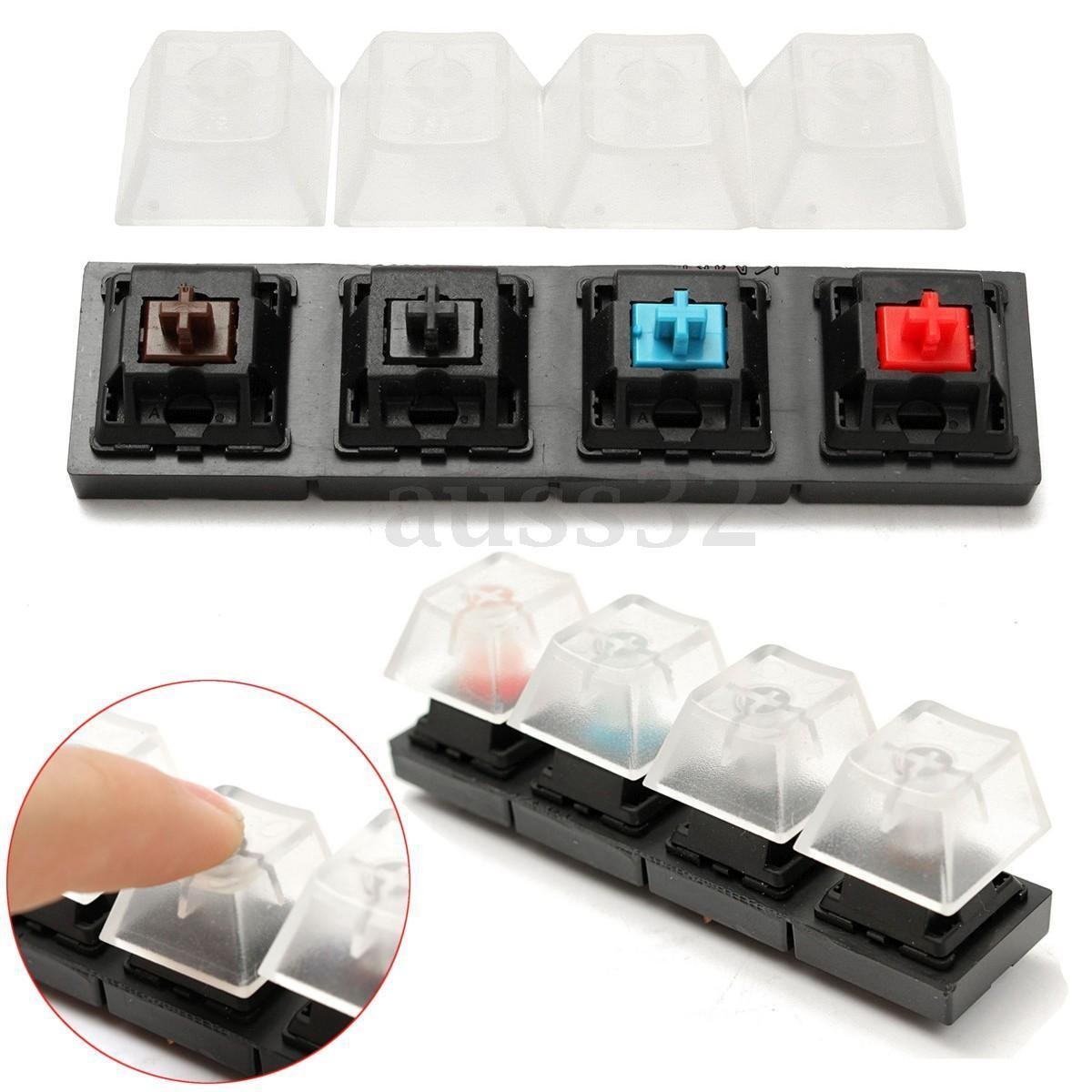 Amazon.in: Buy Generic Keyboard Tester Kit Clear Keycaps Plastic 4 Key ...