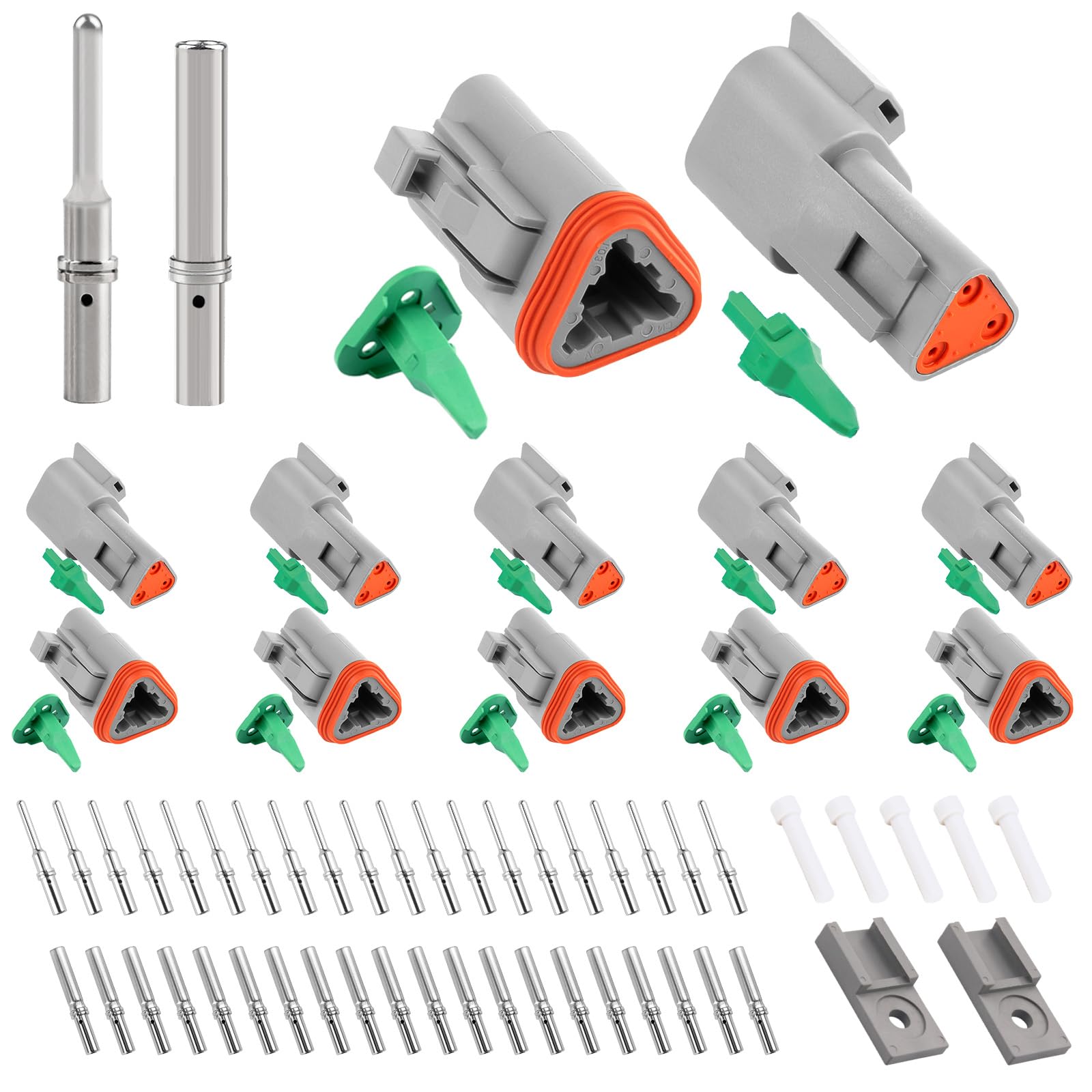 Amazon.com: JRready DT Deutsch Connector 3 Pin IP68 Waterproof 6 Kits ...