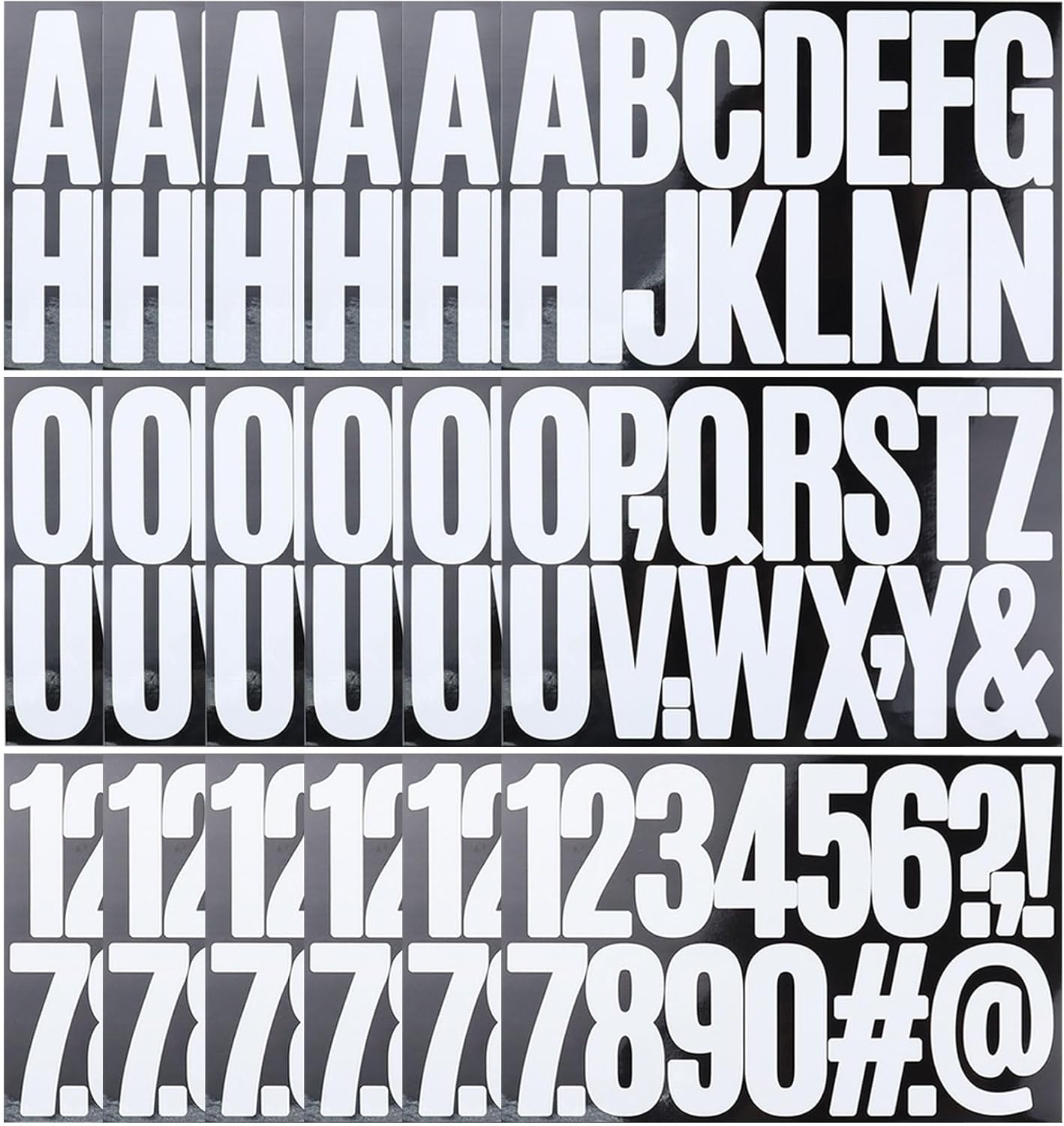 Amazon.com: 18 Sheets Sticky Letter Stickers, 3 Inch Self Adhesive ...