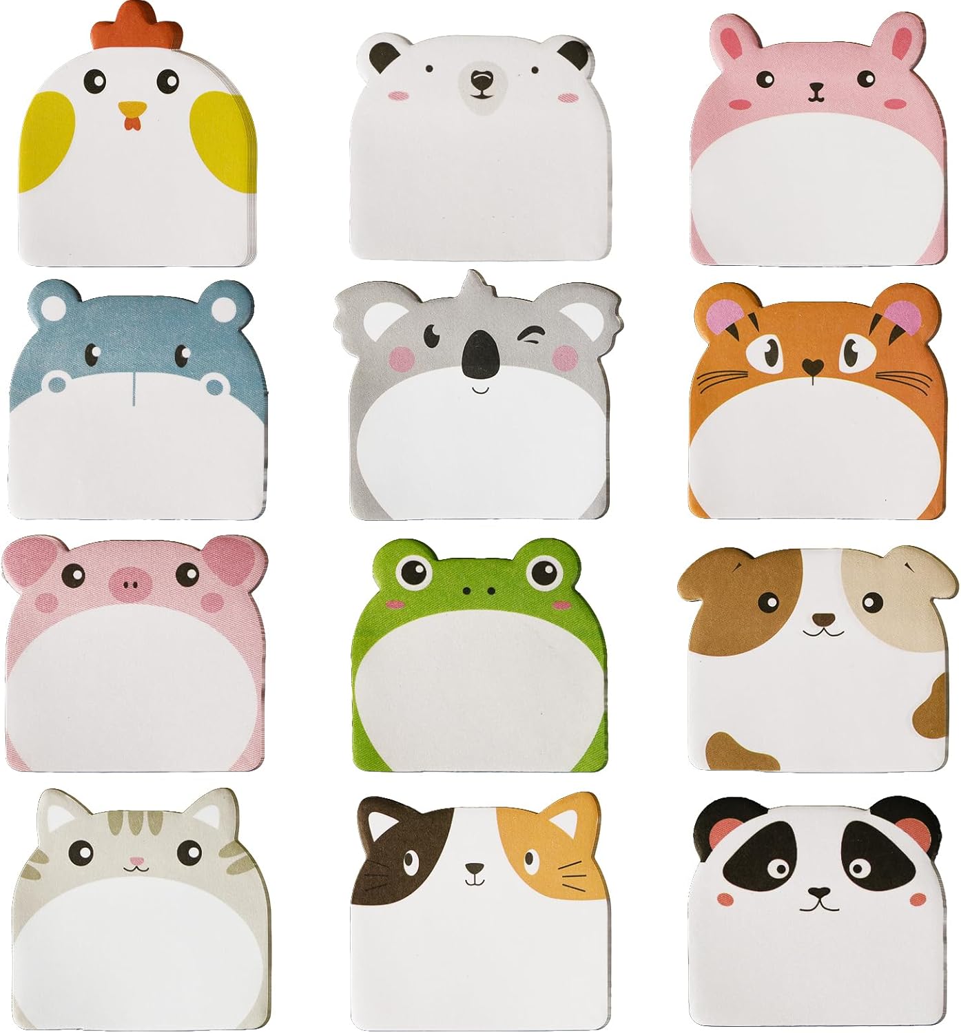 360 Sheets Animal Sticky Notes Set Small Sticky Notes Cute Stationary ...