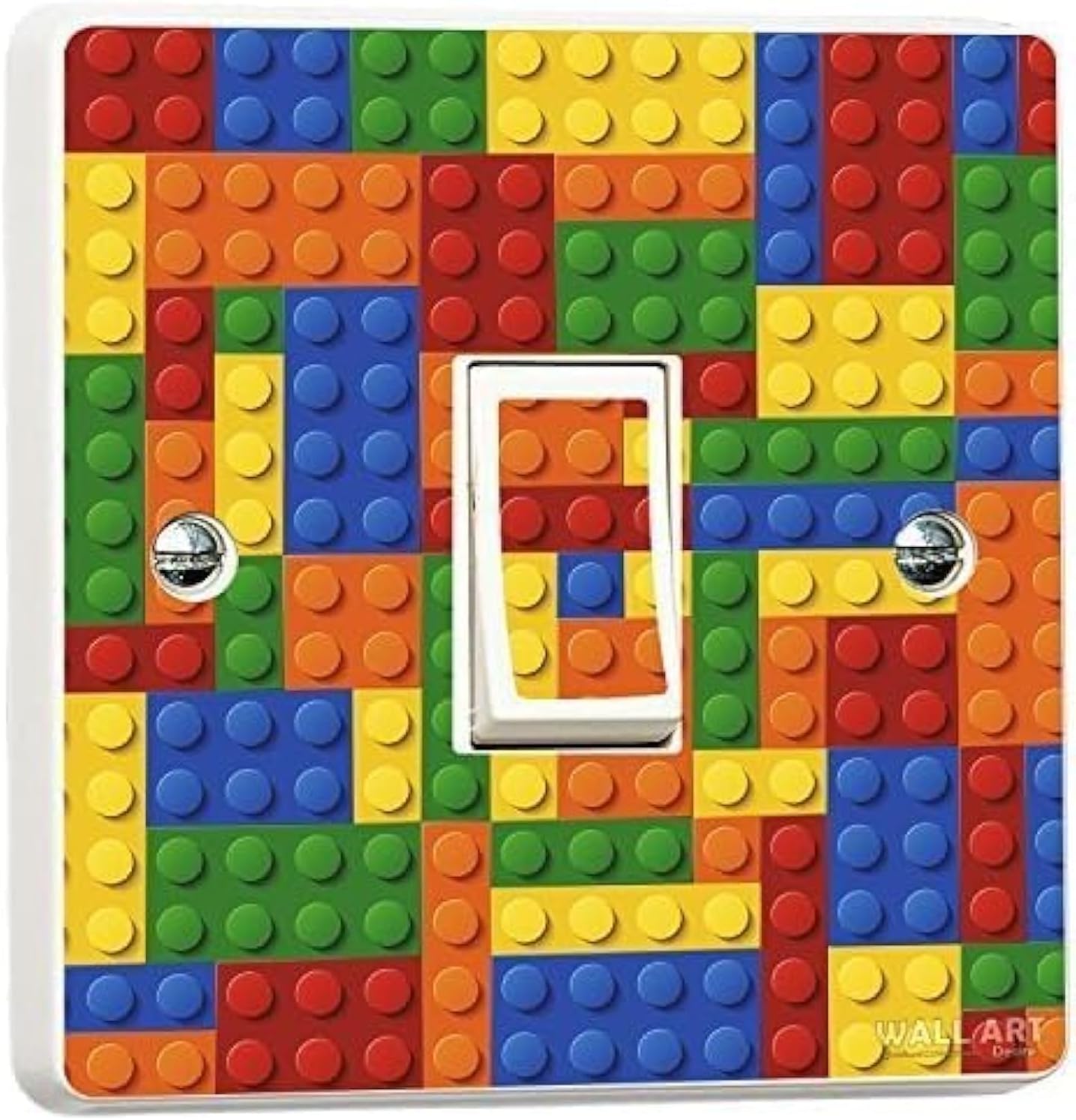 London Golden Swan Super Cute Lego Man Light Switch Wall Sticker, Kids ...