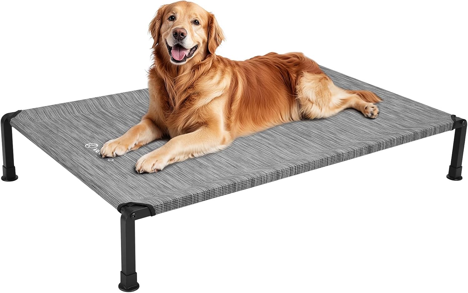 Amazon.com : Veehoo Heavy Duty Elevated Dog Bed - Raised Dog Cot with ...