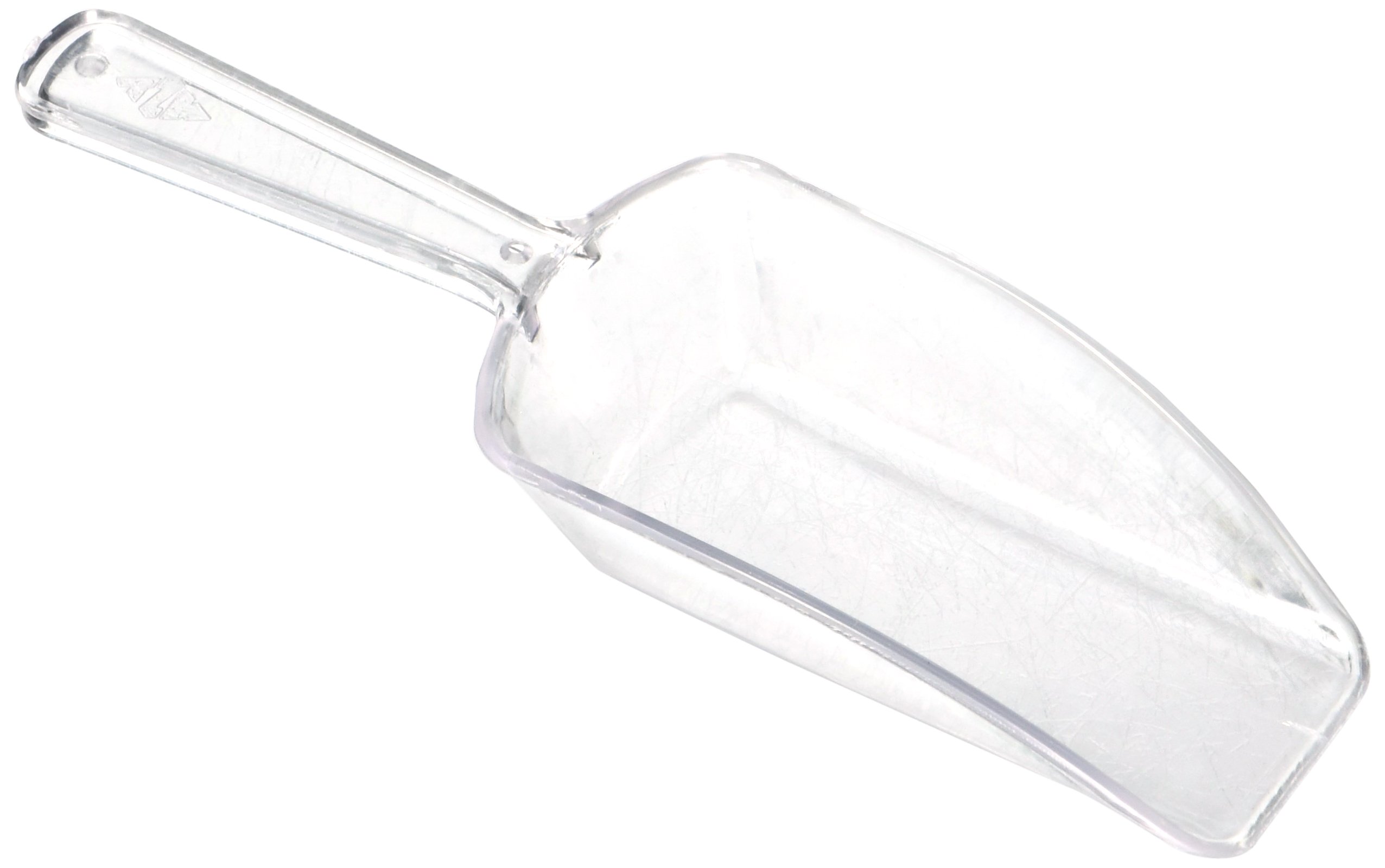 Amazon.com | Package of 12 Clear Hard Plastic Candy Scoops for Candy ...